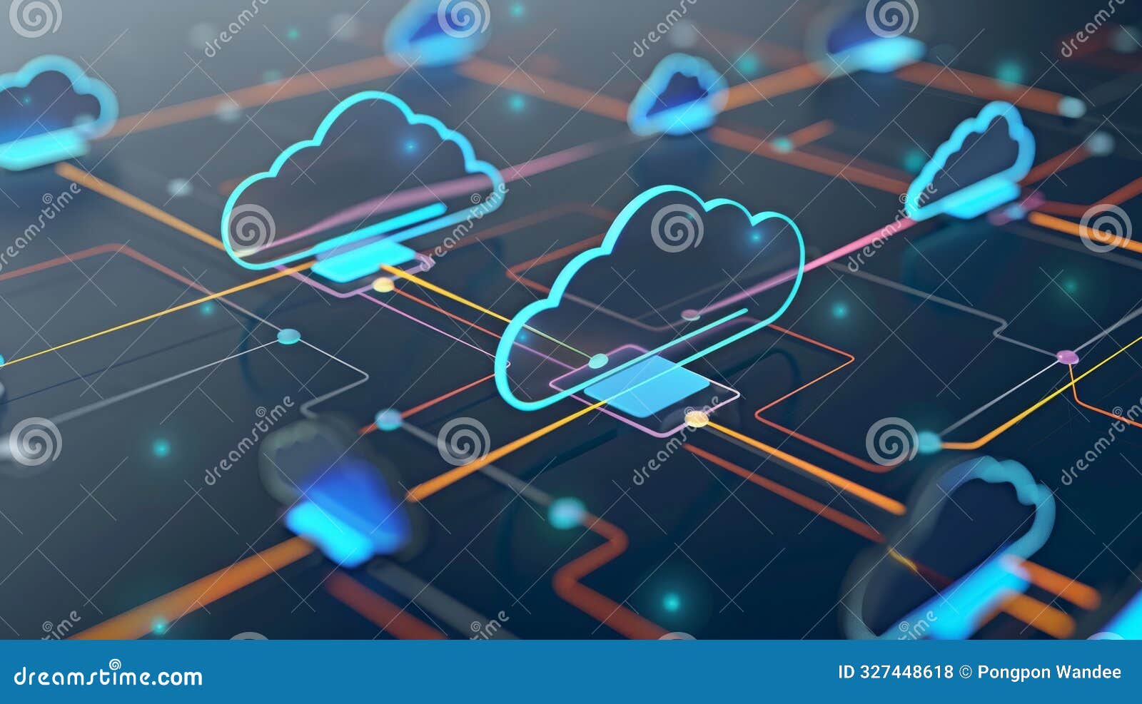 Cloud Icons Connecting To Data Centers AI and Cloud Computing Stock ... Cloud Icons Connecting To Data Centers AI and Cloud Computing Stock ...