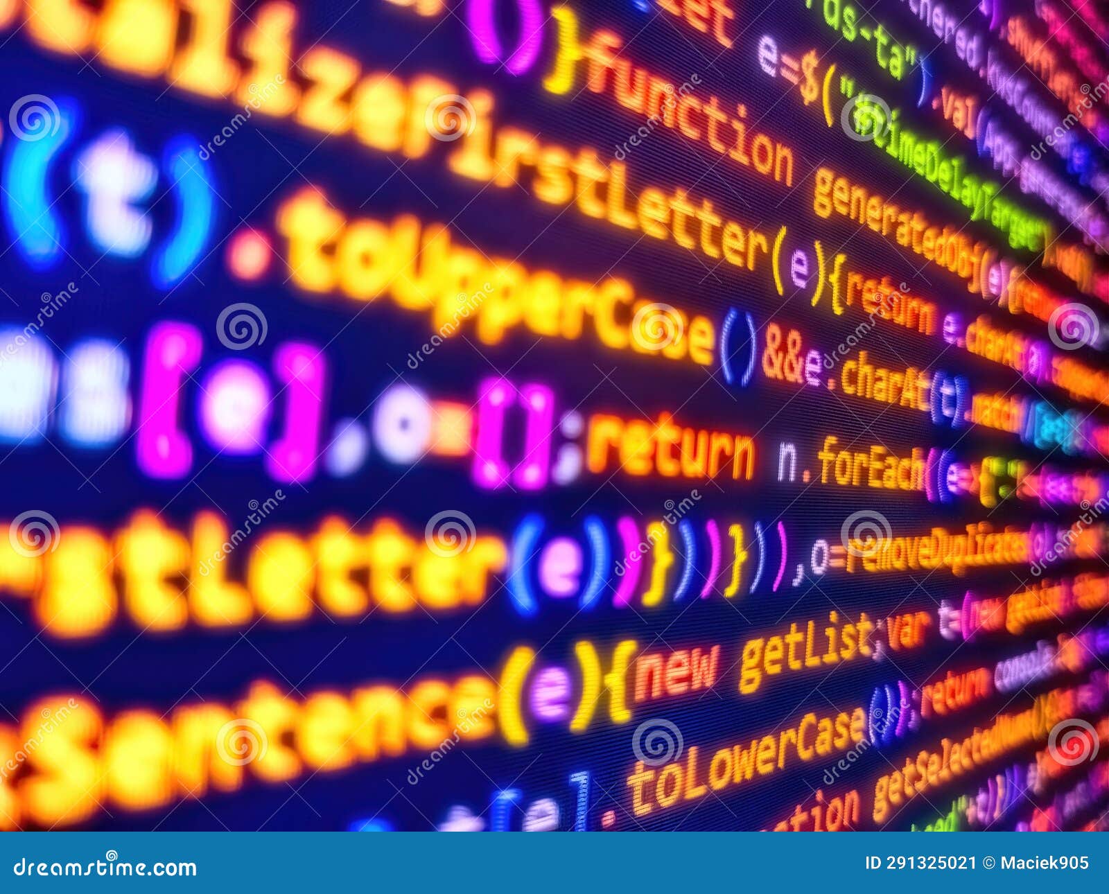 Programmer Workplace Data Encryption Security Code On A Computer Display Programmer Typing New