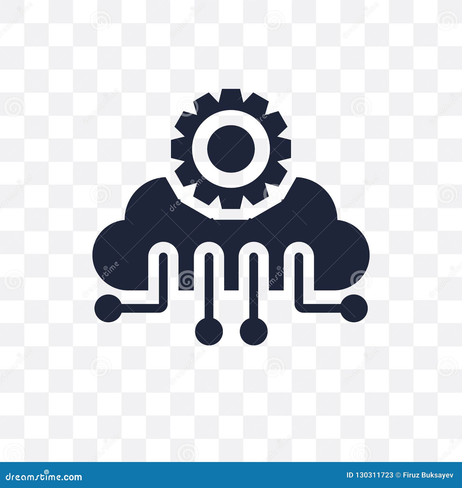 Cloud Intelligence Transparent Icon. Cloud Intelligence Symbol D Stock ...