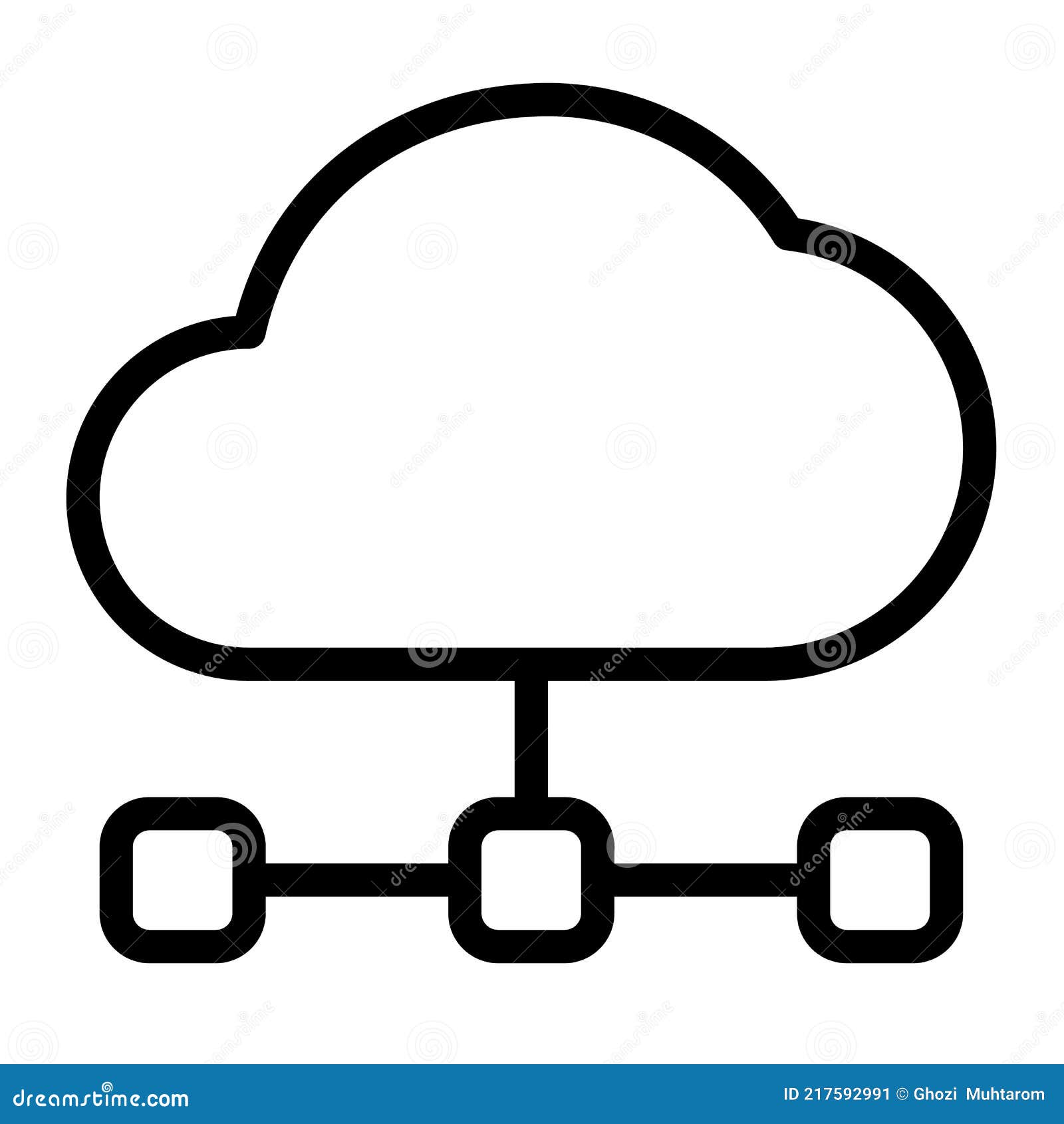 Single Connection To Mail Server Flat White Icons On Round Color ...