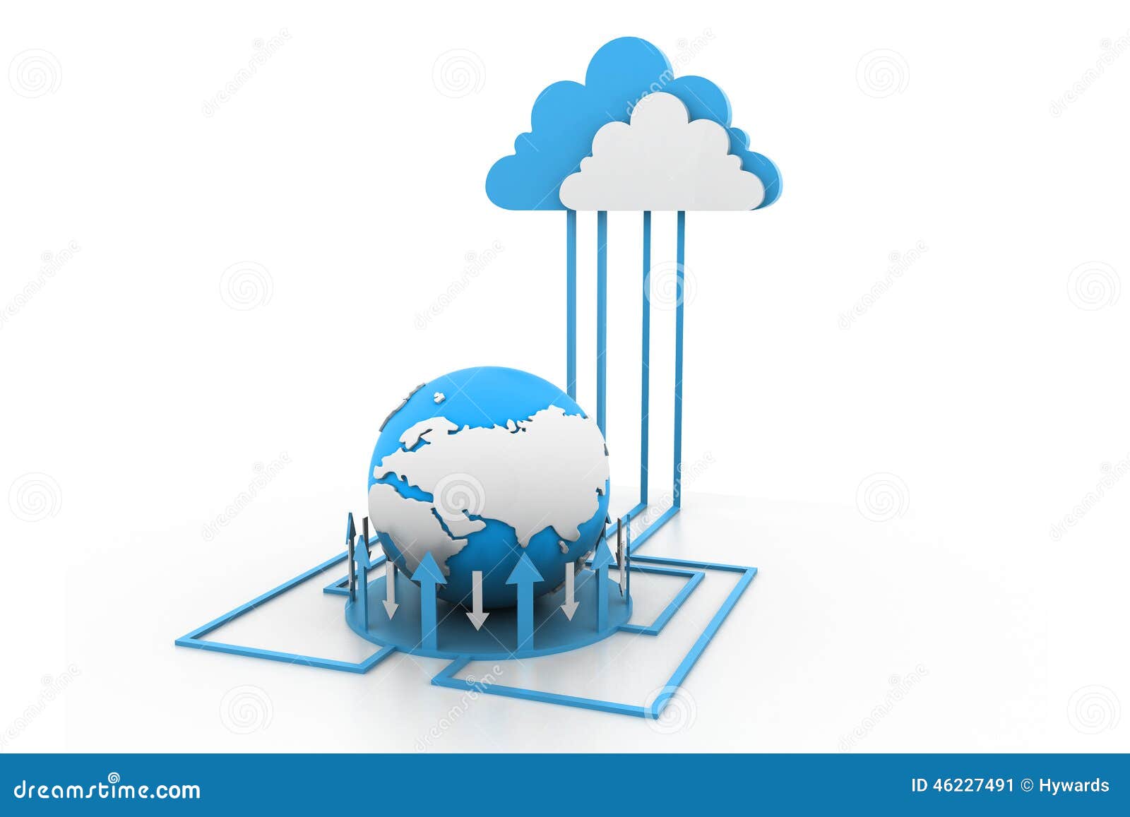 Cloud internet network stock illustration. Illustration of group - 46227491