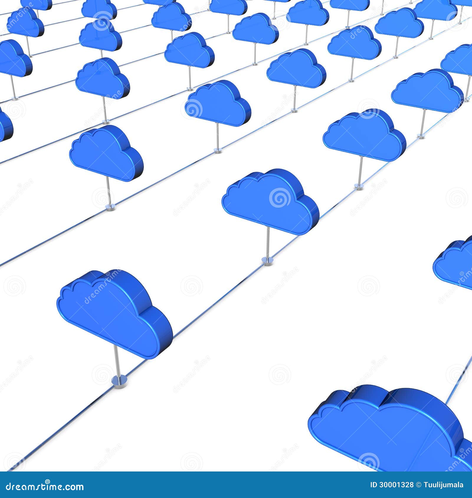 Cloud Internet Service Concept Stock Illustration - Illustration of ...