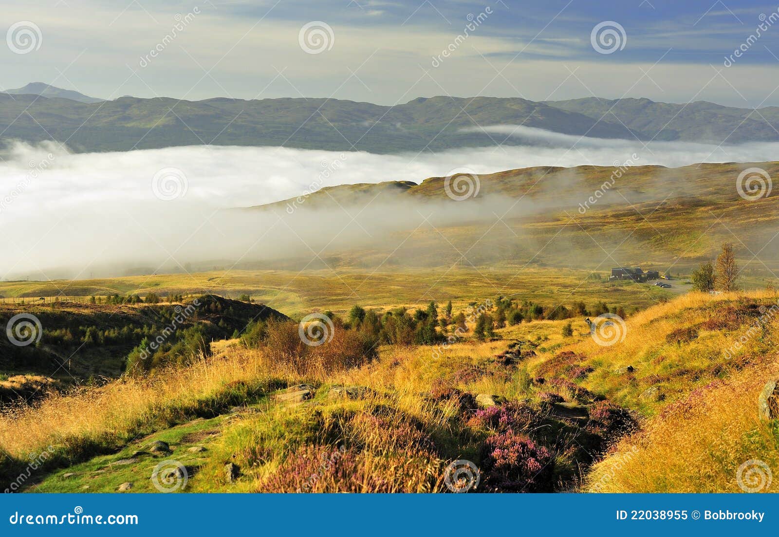 Cloud Inversion, Loch Tay, Scotland Stock Image - Image of highlands ...