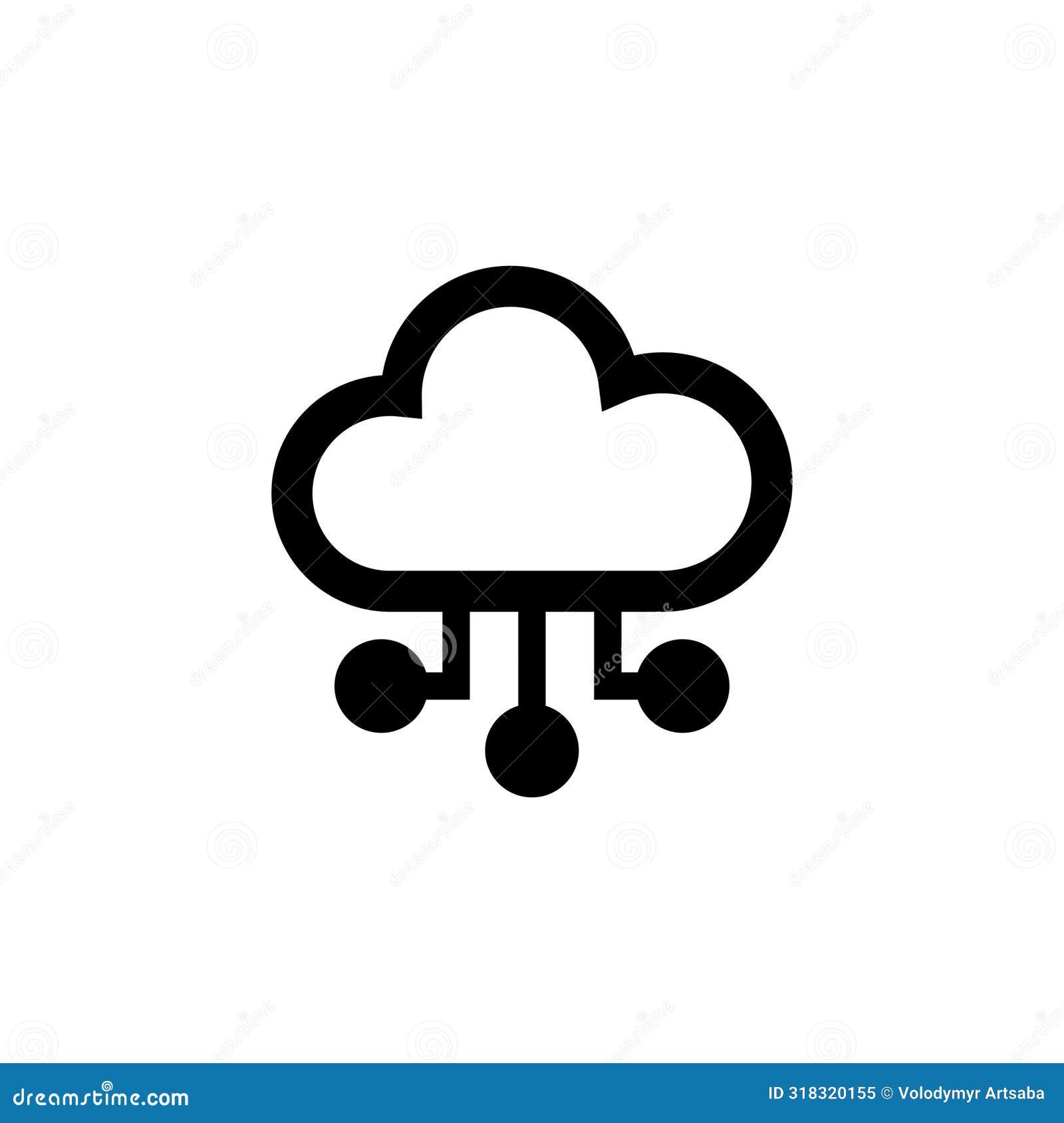 Cloud IOT, Internet of Things Flat Vector Icon Stock Vector ...