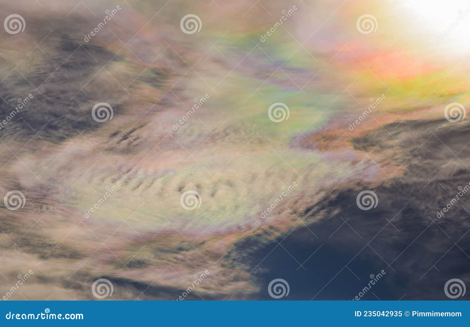 Cloud Iridescence is a Colorful Diffraction Phenomenon Caused by Small ...