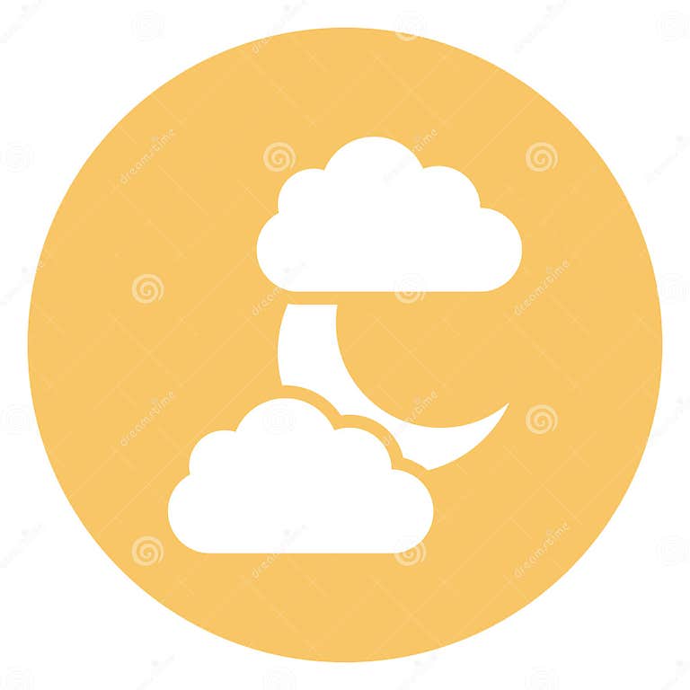 Cloud Isolated Vector Icon Which Can Easily Modify or Edit Stock Vector ...