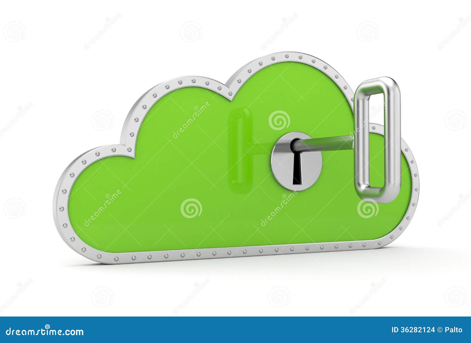 Cloud and key stock illustration. Illustration of lock - 36282124