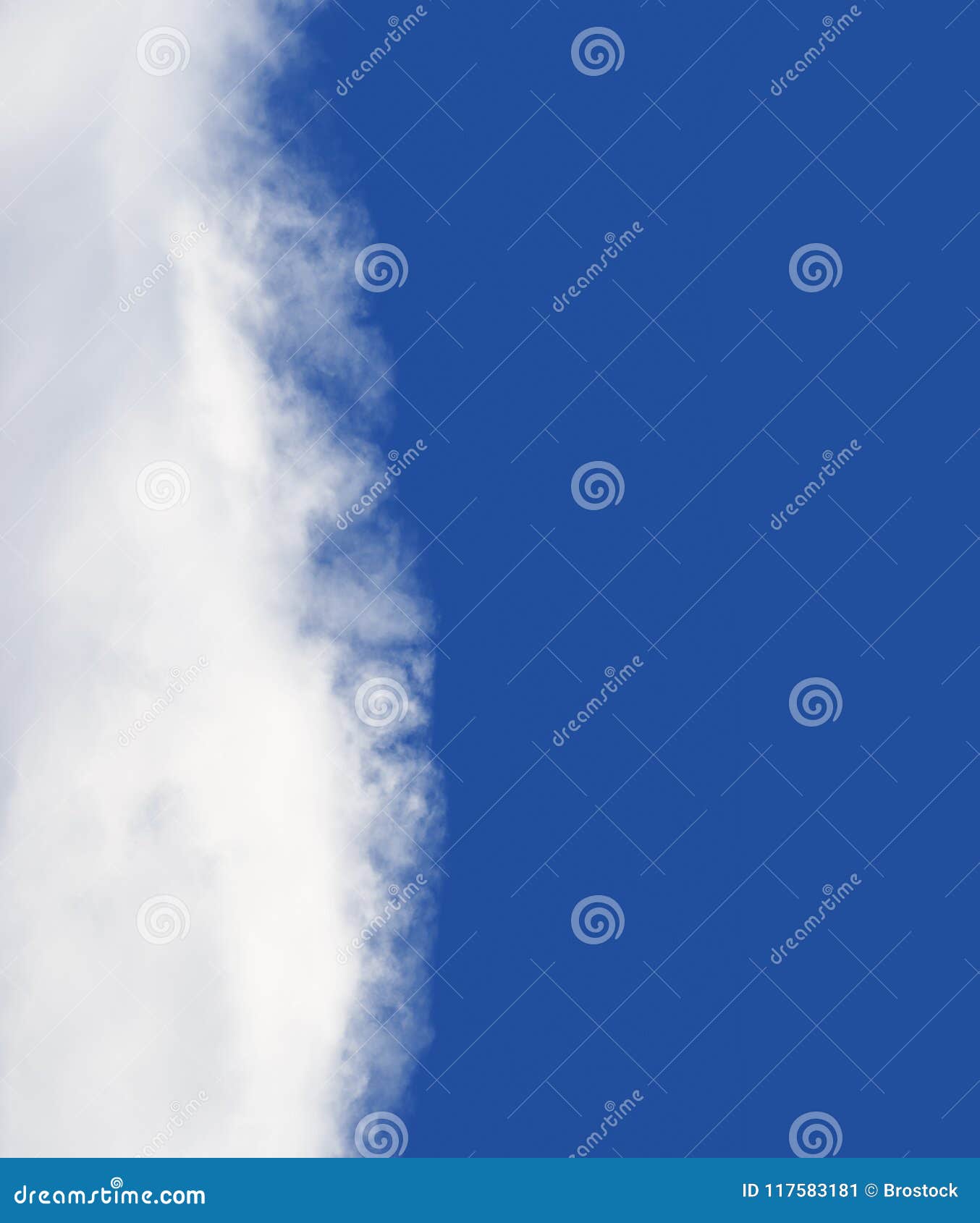 Cloud on Left Side Your Text or Creation on Right Side Stock Image ...