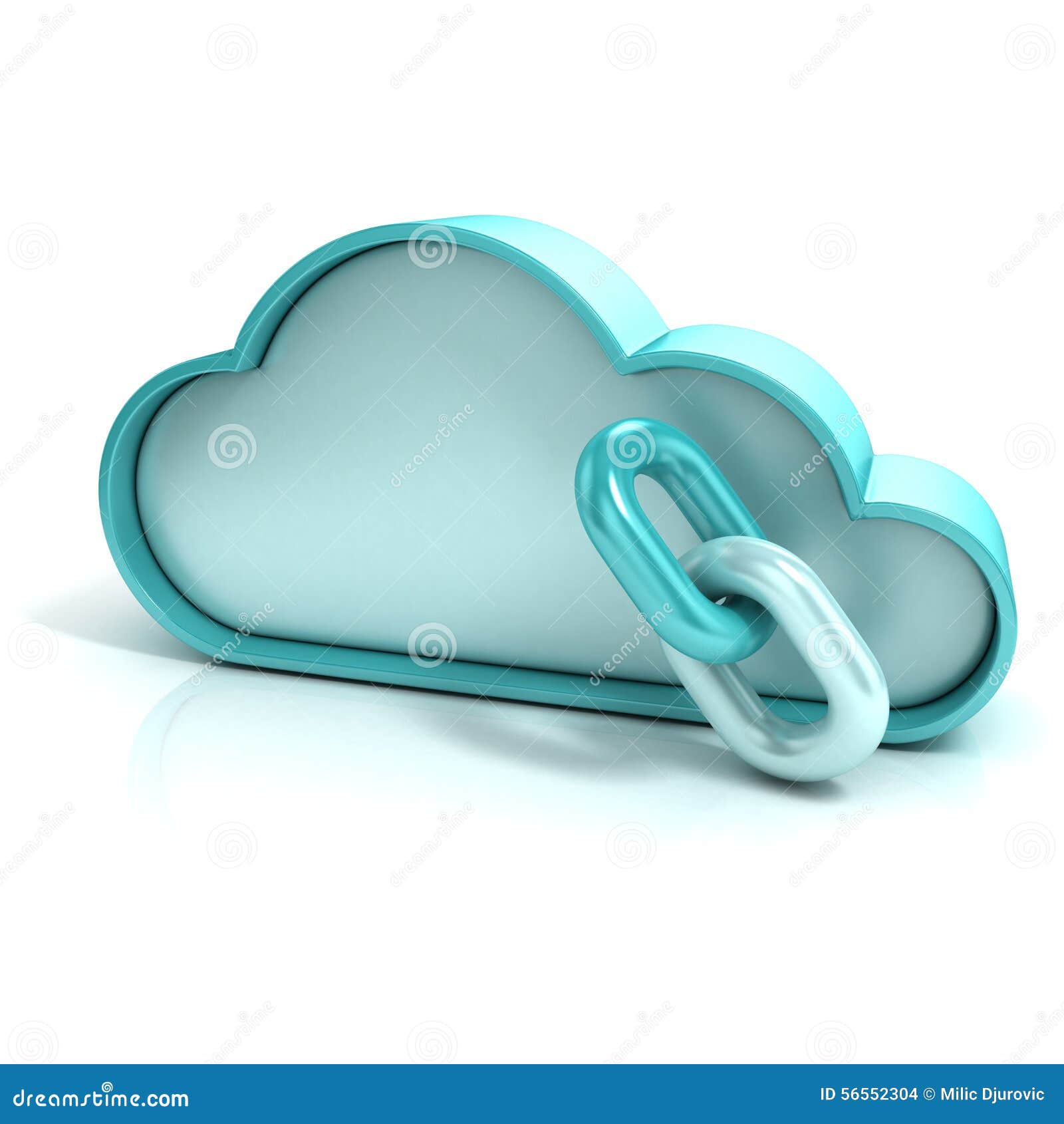 Cloud links stock illustration. Illustration of internet - 56552304