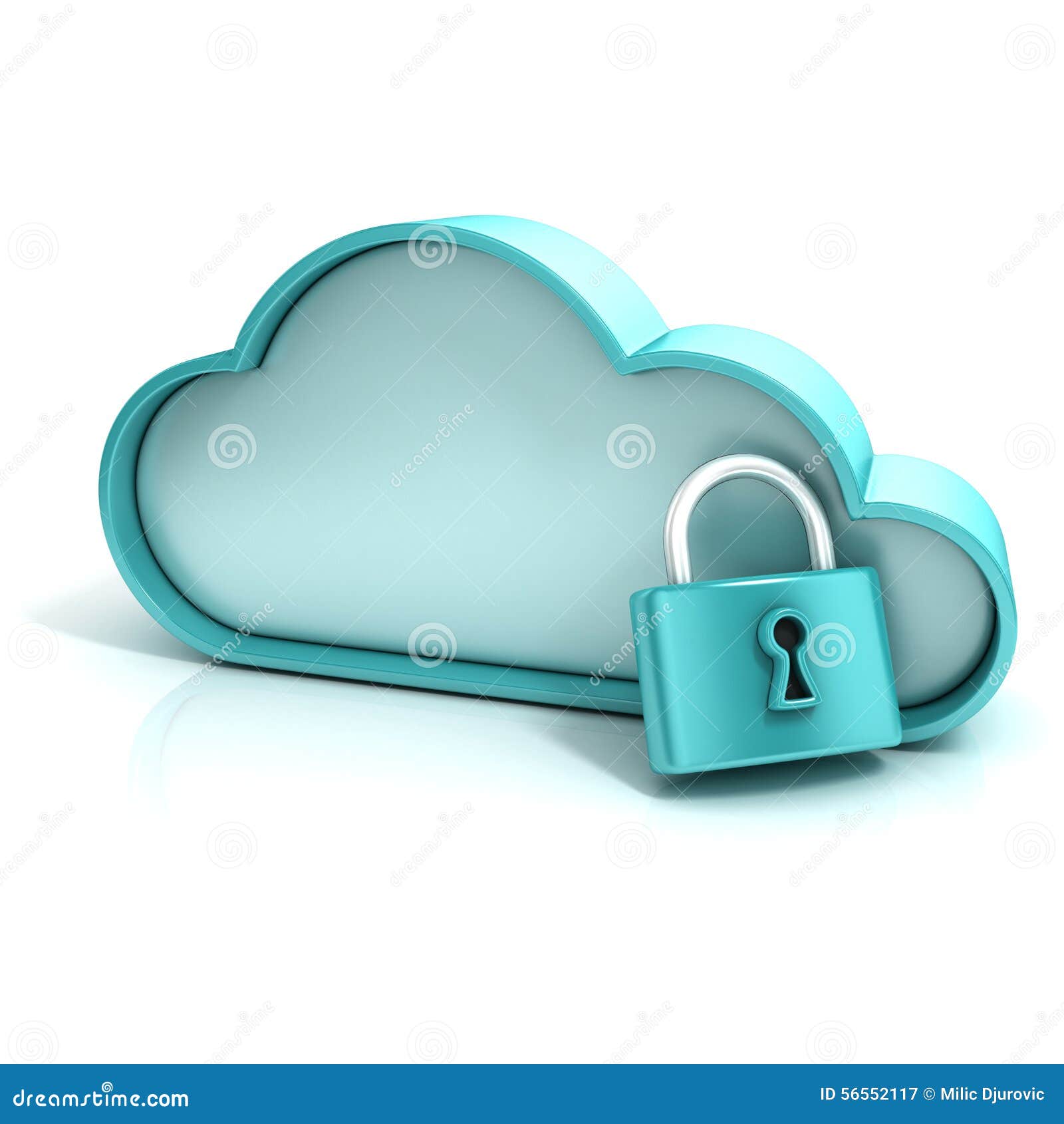 Cloud lock stock illustration. Illustration of business - 56552117