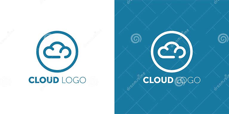 Cloud Logo. Cloud Computing Template. Creative. Internet Global. Upload. Data Transfer. Download ...