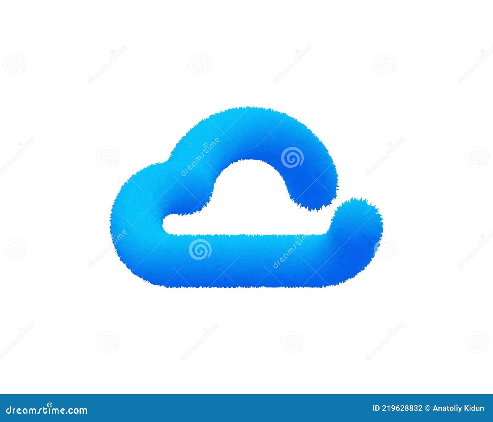 Cloud Logo Creative Design Template, Cloud Computing Concept, Vector Illustration Isolated on ...