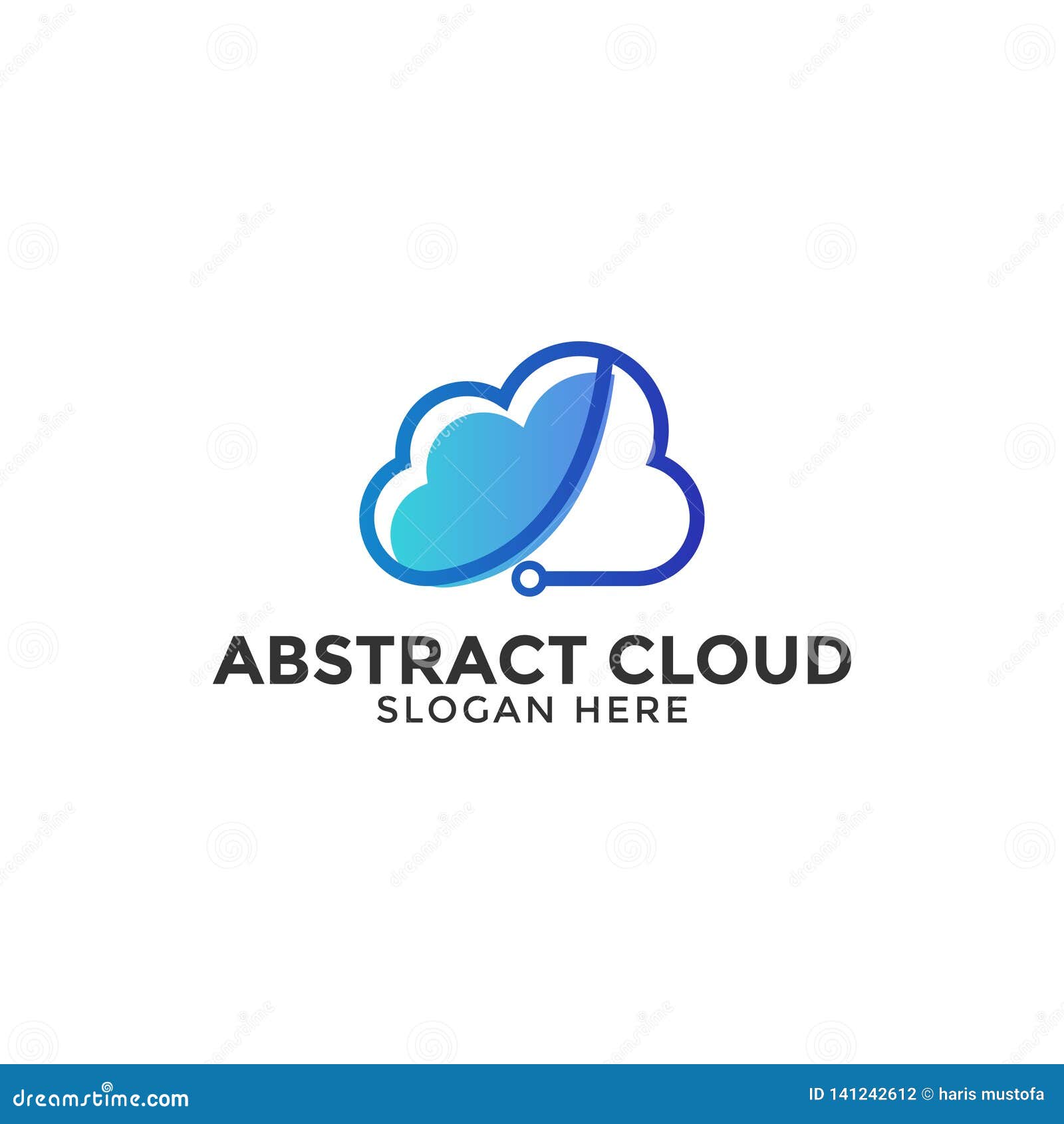 Cloud Logo Design Template Vector Isolated Stock Illustration ...