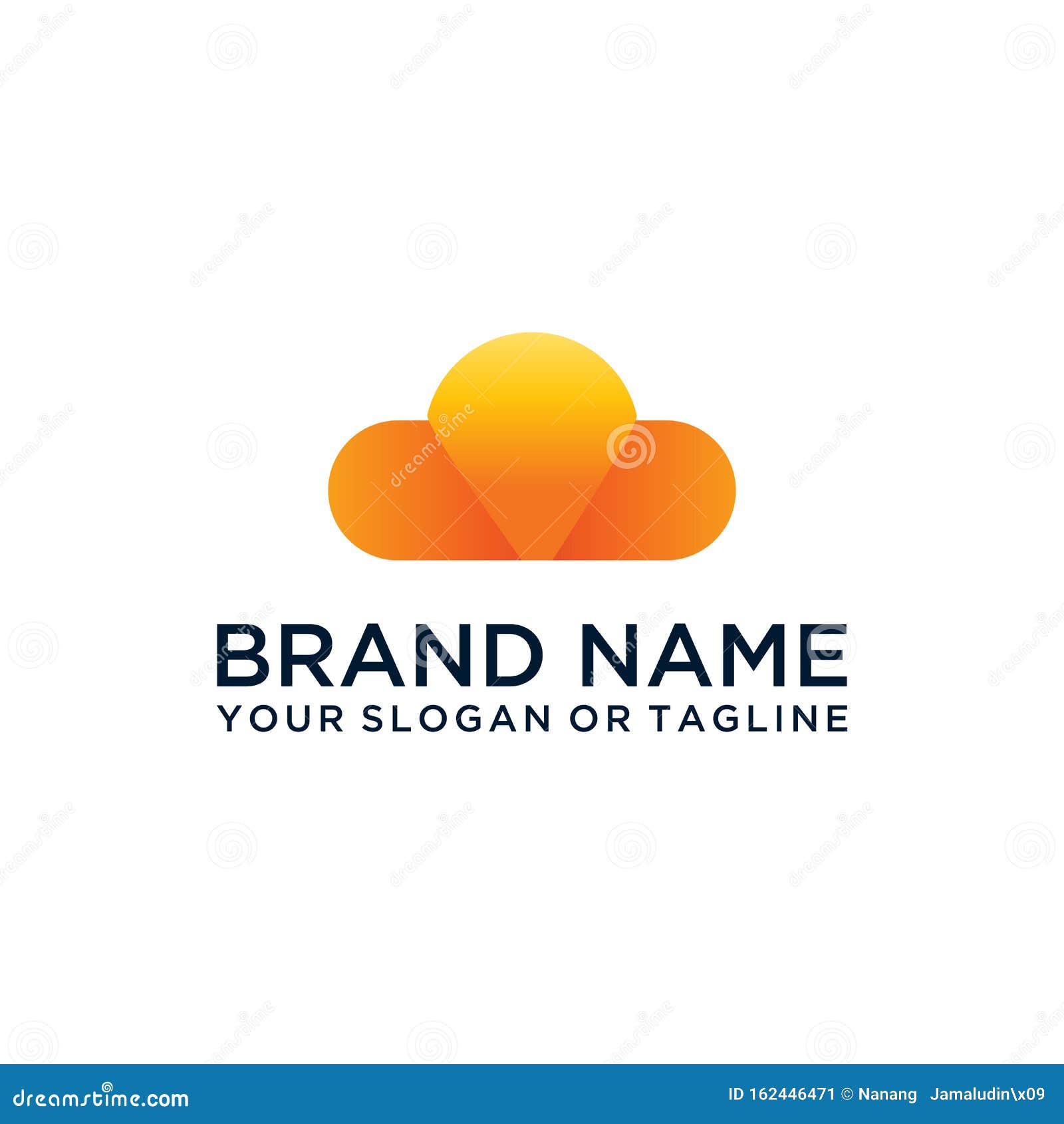 Creative Vector Logo Cloud Suitable for Internet it Companies or ...