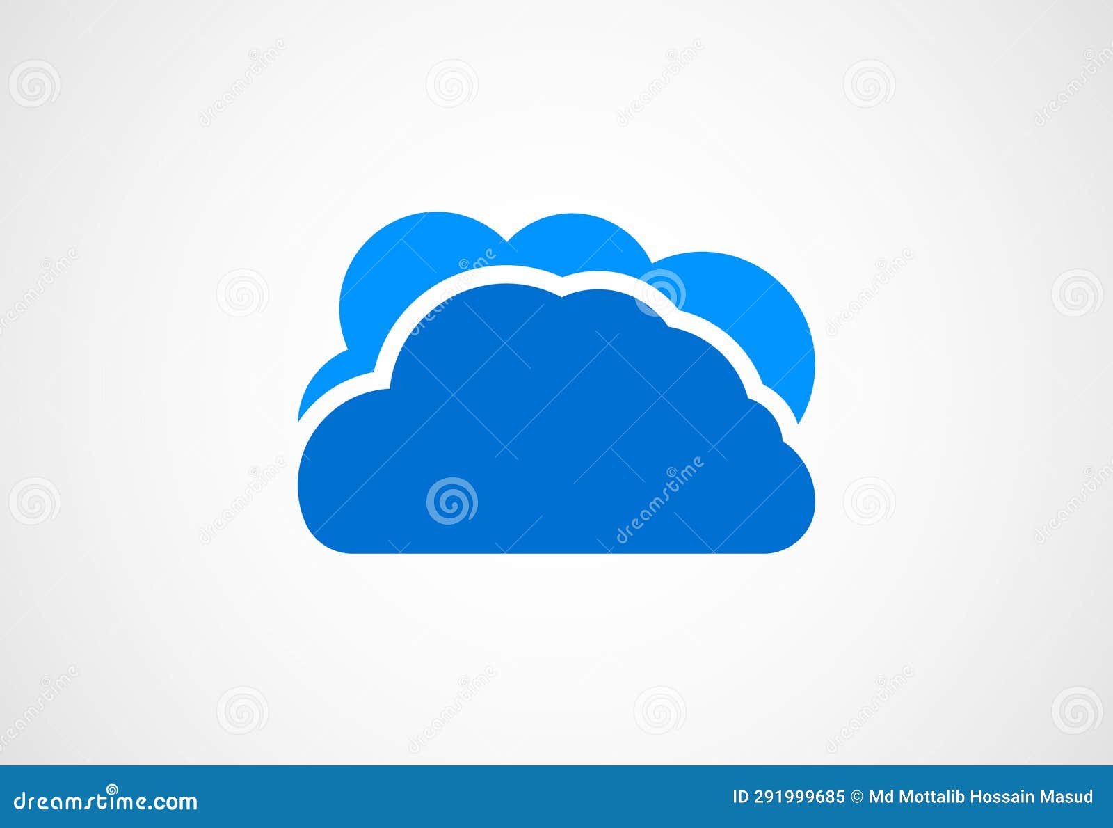 Cloud Logo Design, Vector Illustratiion Stock Illustration ...