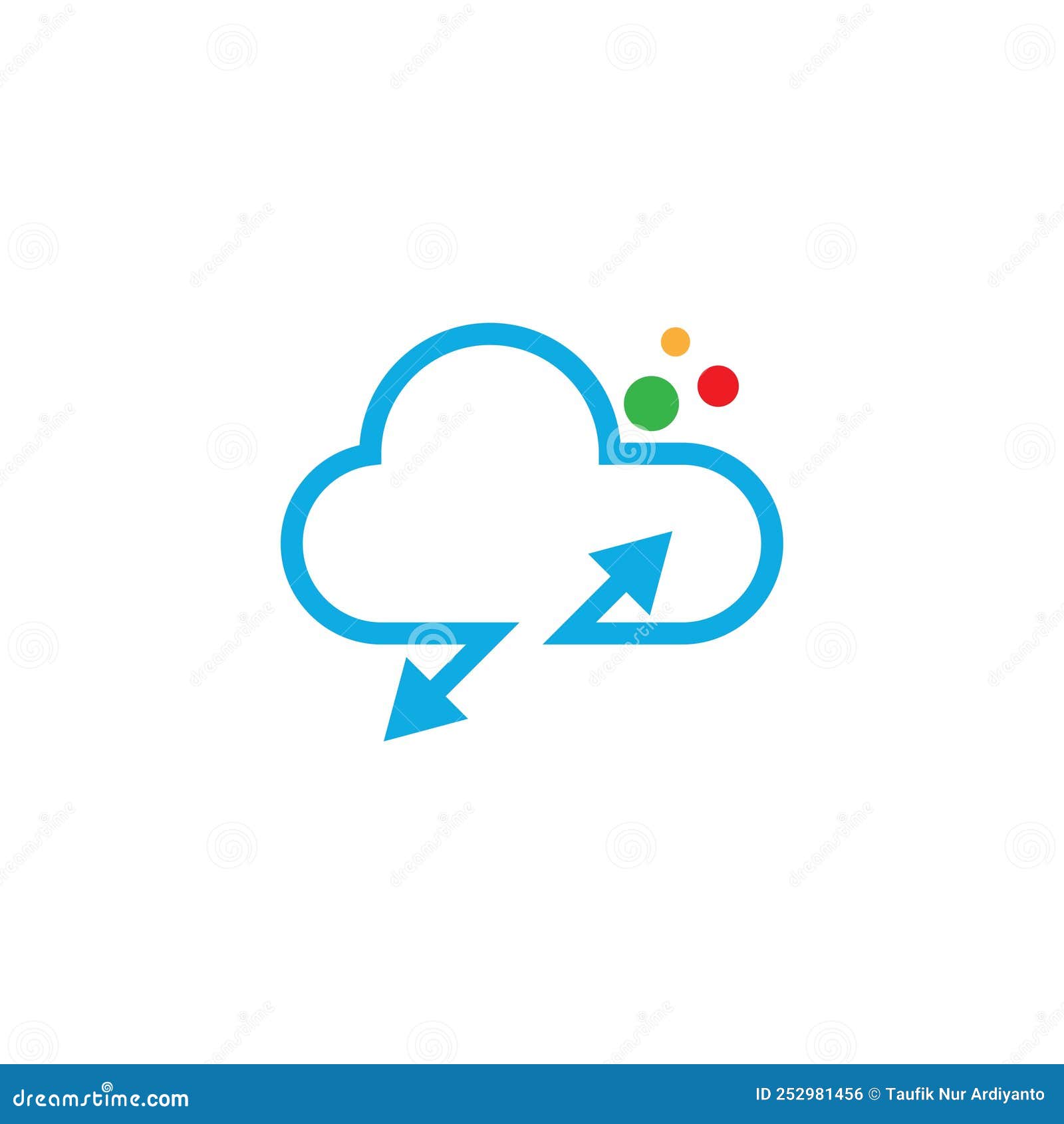 Cloud Logo Icon Design Illustration Template Stock Illustration ...