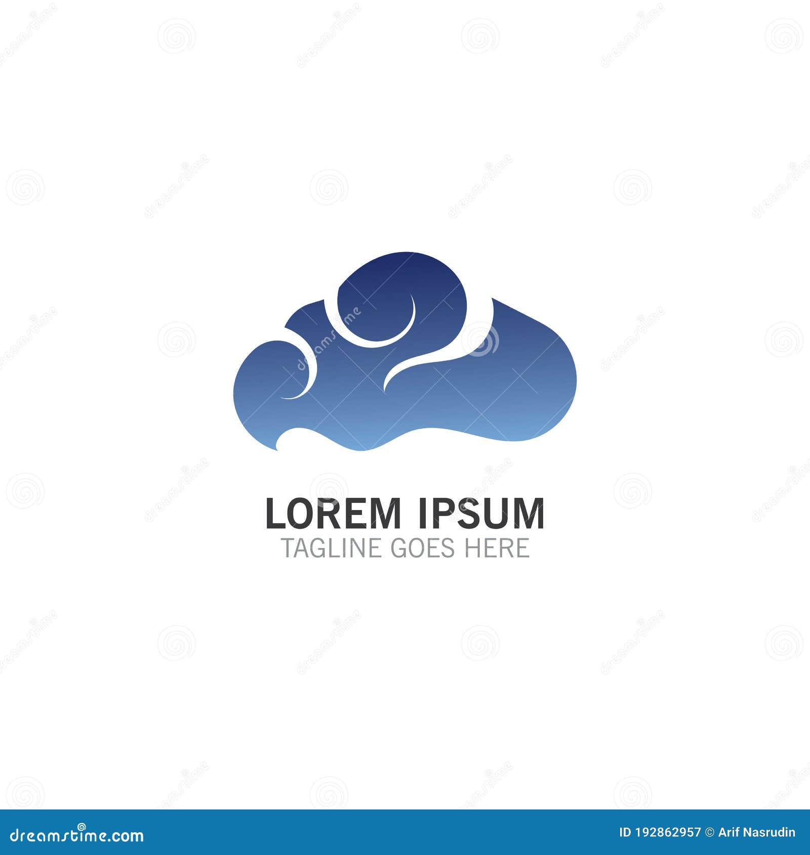 Cloud Logo Simple Creative Template Vector Illustration Design Icon ...
