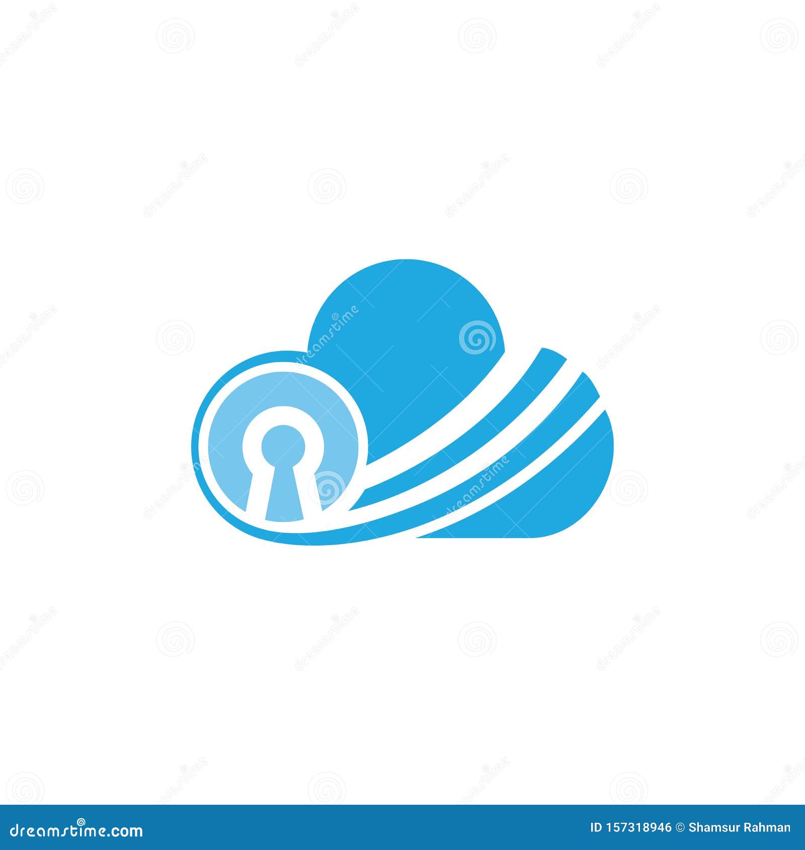 Cloud Logo Vector Design Template Stock Vector - Illustration of cloud ...
