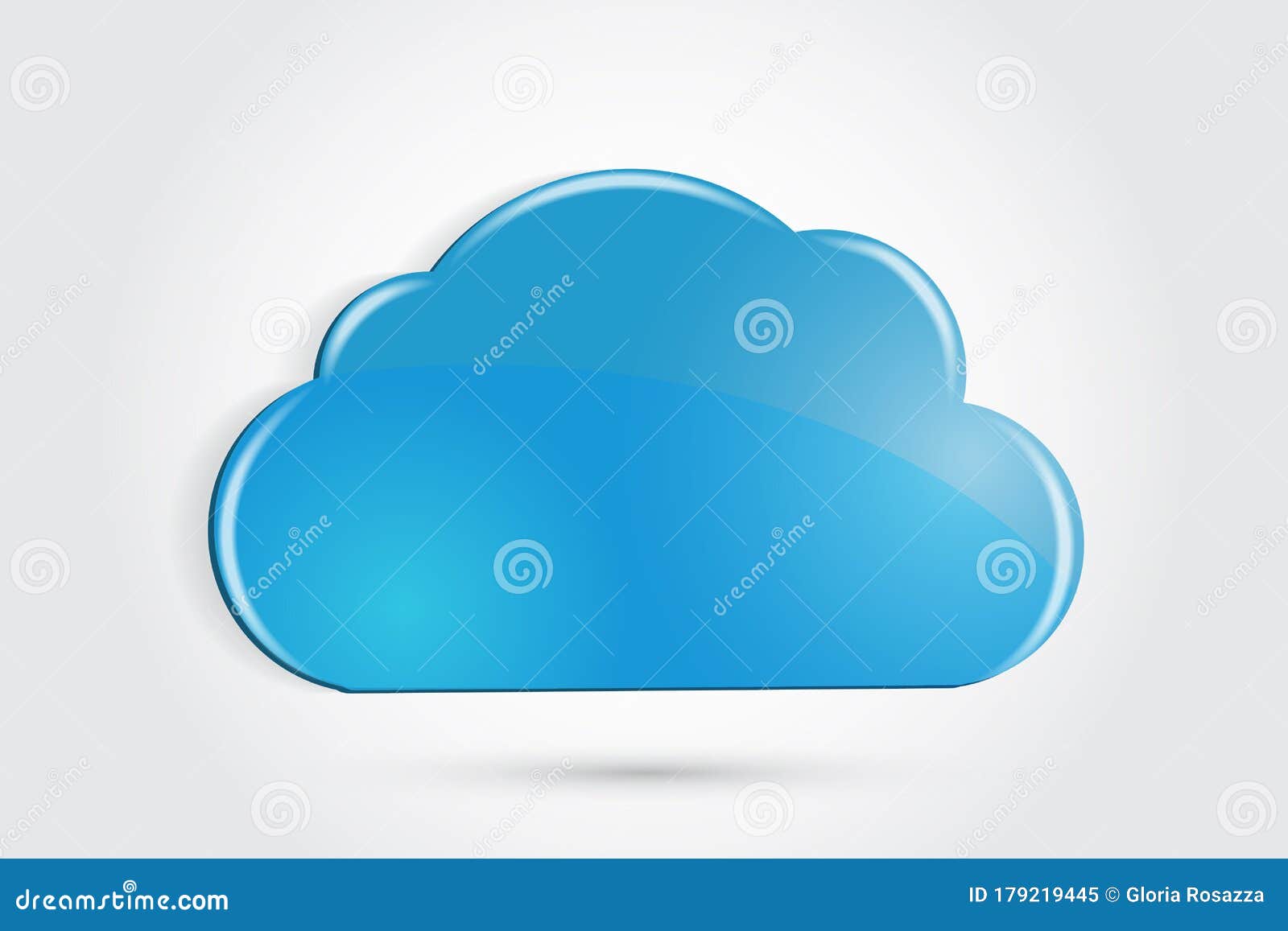 Logo cloud icon clip art stock vector. Illustration of computer - 179219445