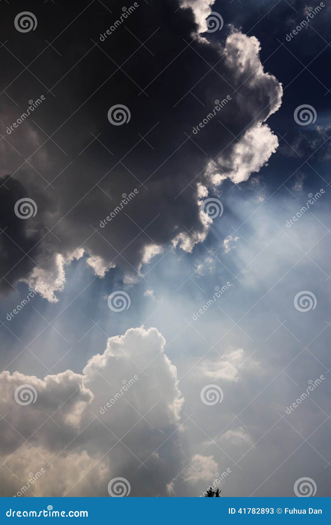 Cloud stock image. Image of nature, vertical, light, cloudiness - 41782893