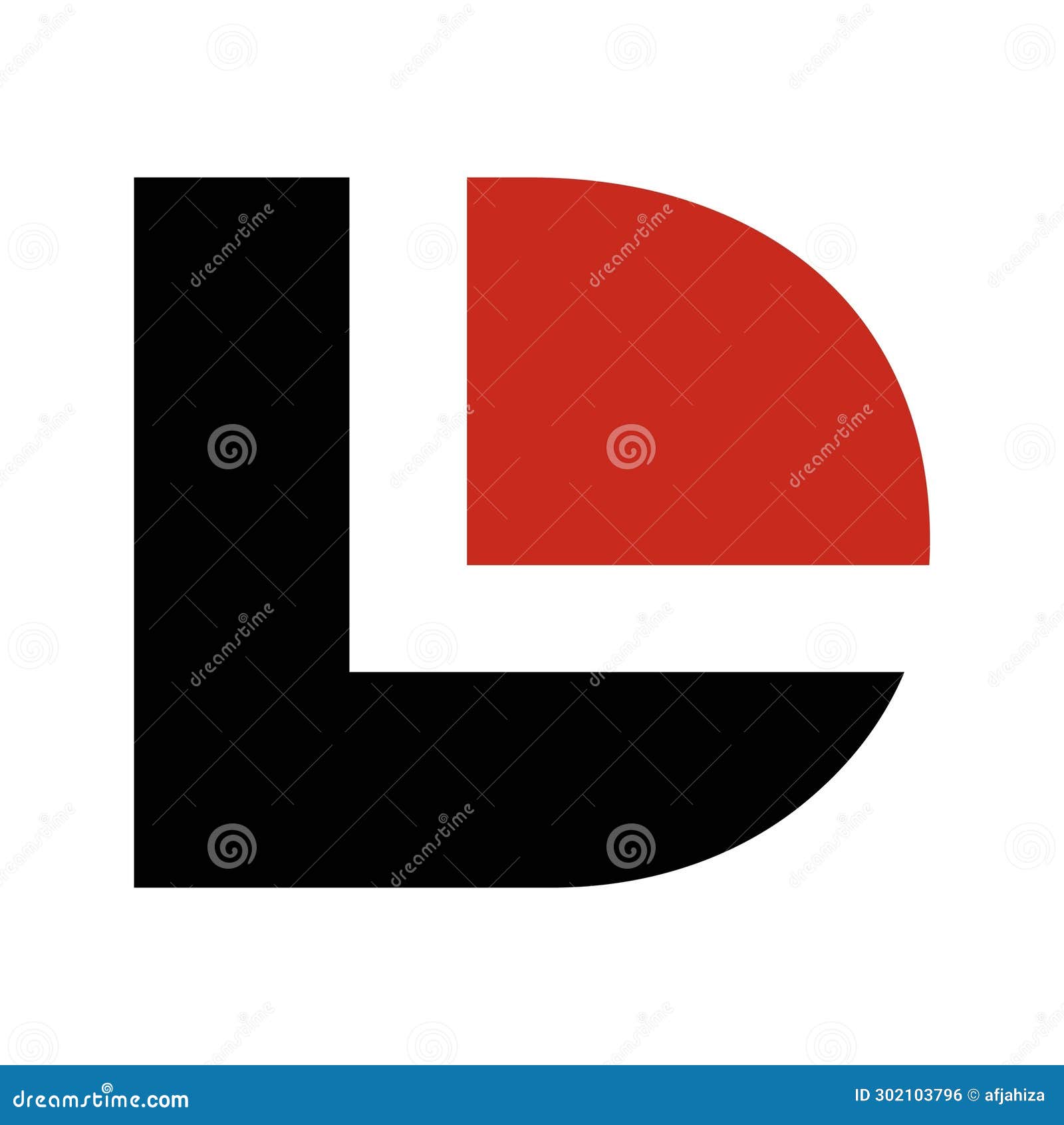 LD Logo Icon Initial Template 1 Stock Vector - Illustration of label ...