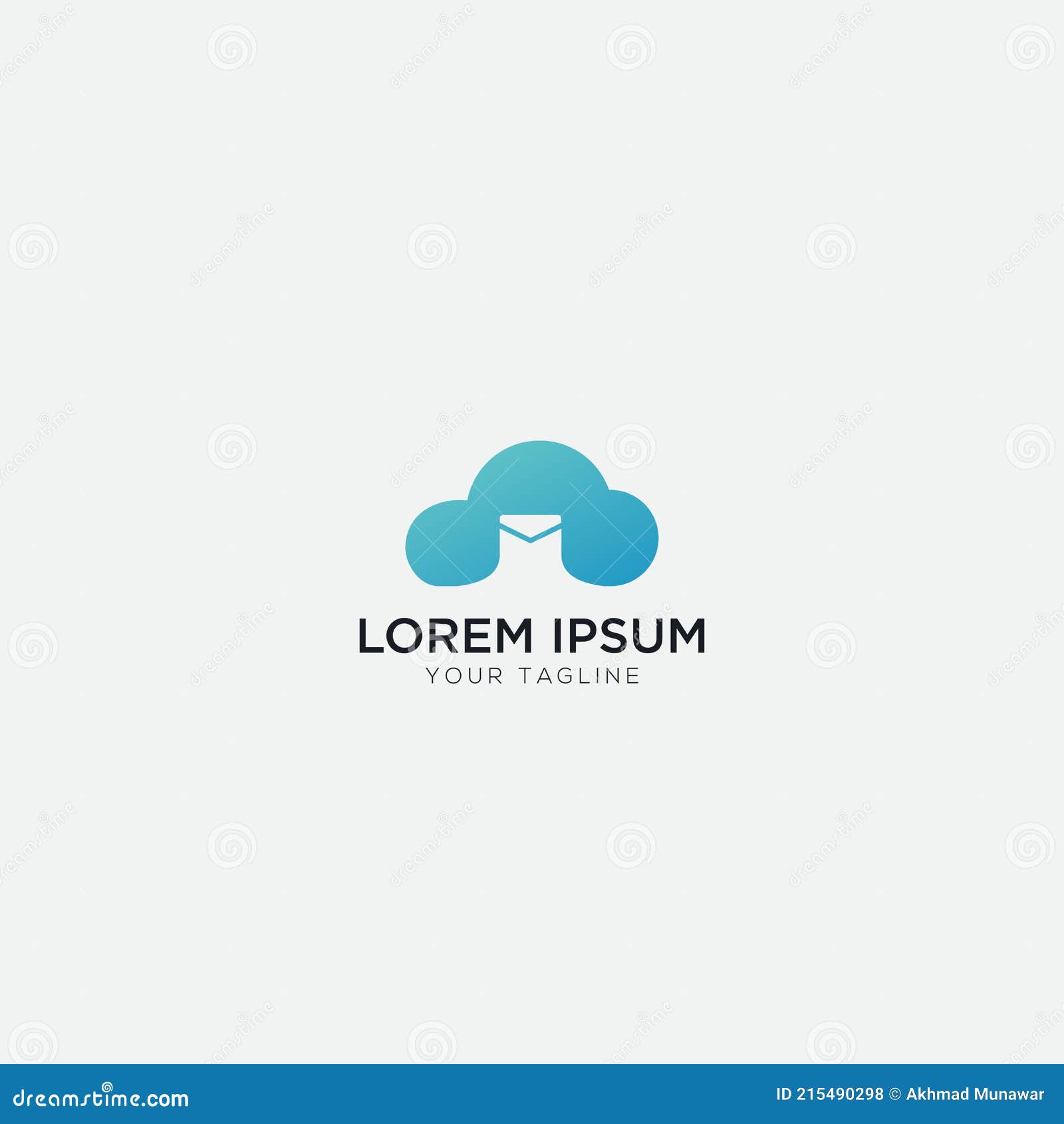 Cloud Mail Inbox Speed Logo Tech Stock Vector - Illustration of global ...