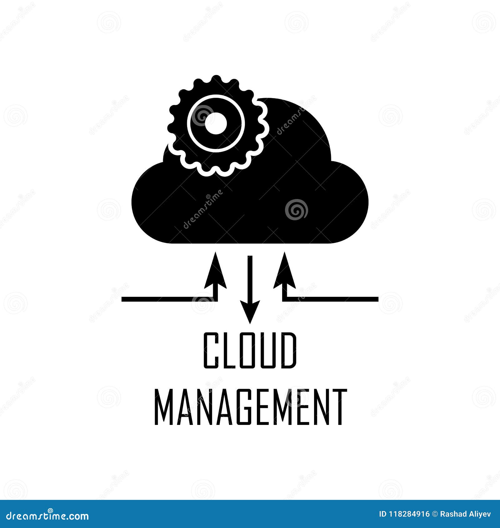 Cloud Management Icon. Element of Web Development for Mobile Concept ...