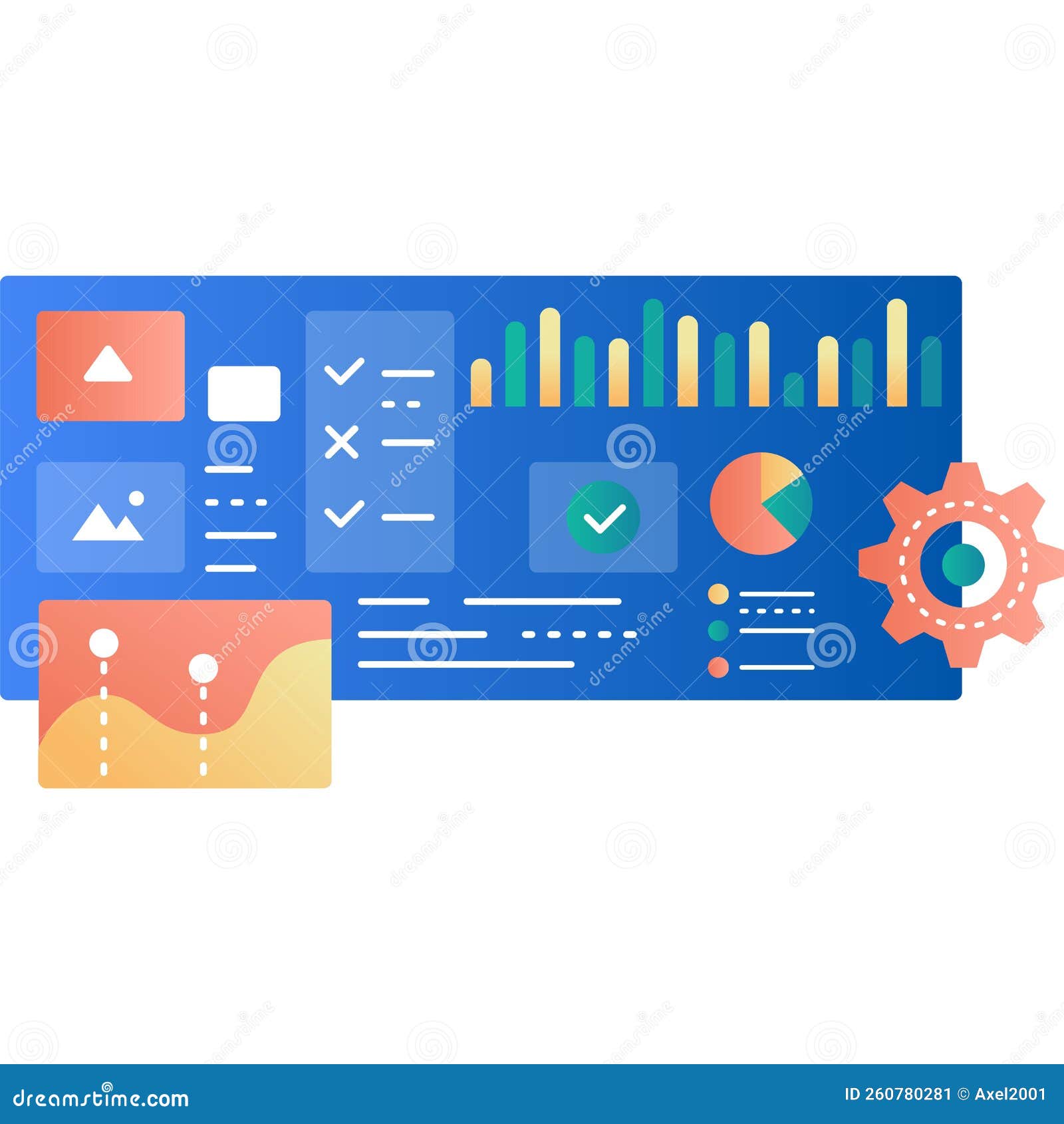 Cloud Management Icon Vector Data Base Analytics Stock Vector ...