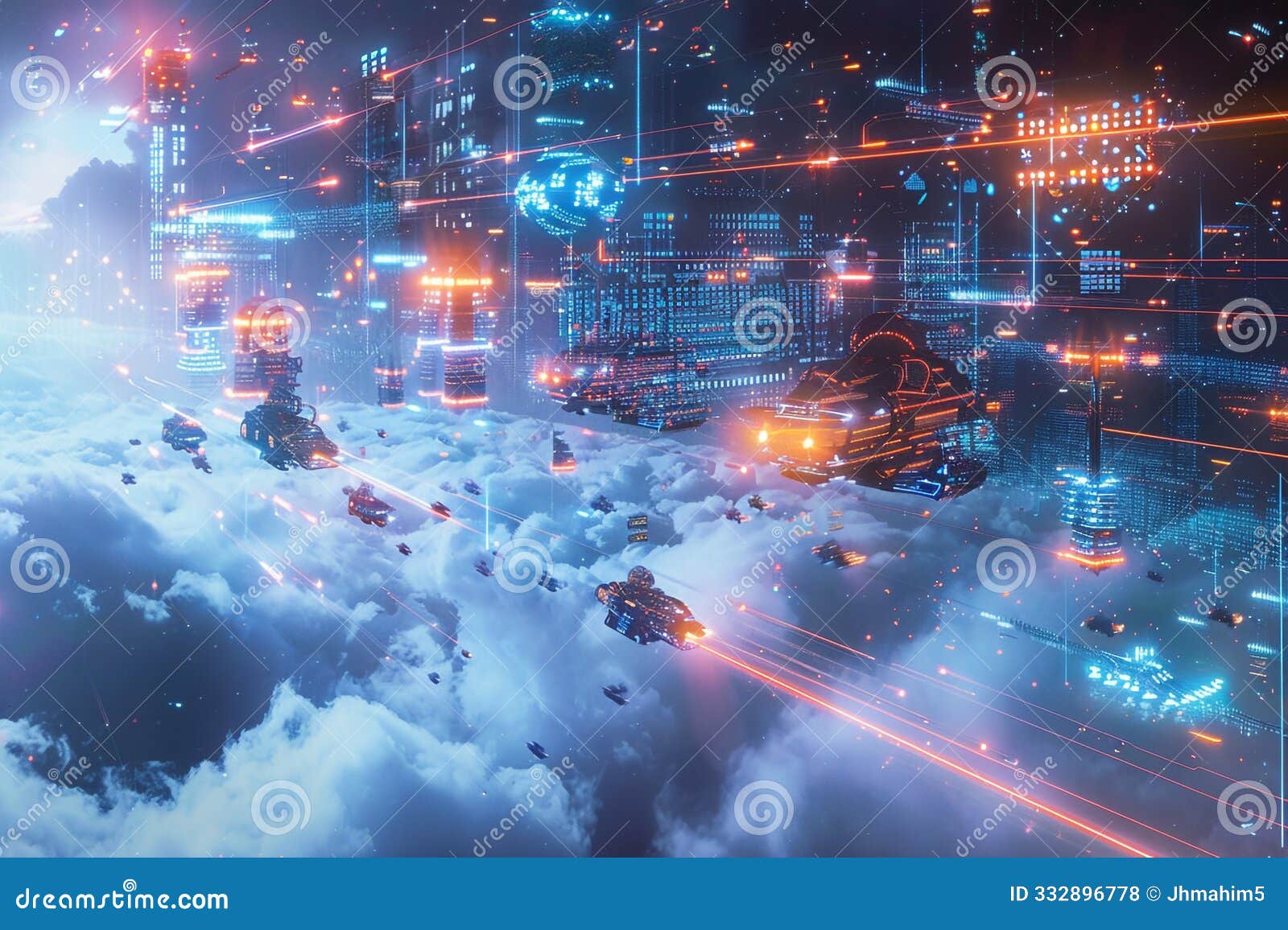 Cloud Migration Depicted As an Epic Space Journey with Data Pods ...