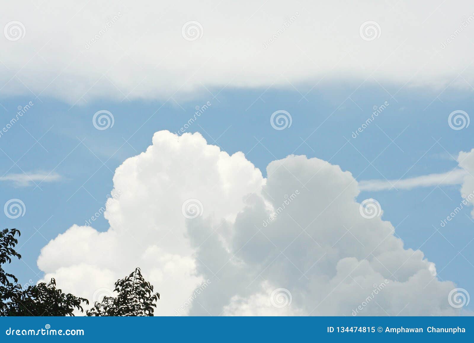 Cloud Modification before Raining Stock Image - Image of climate, mild ...