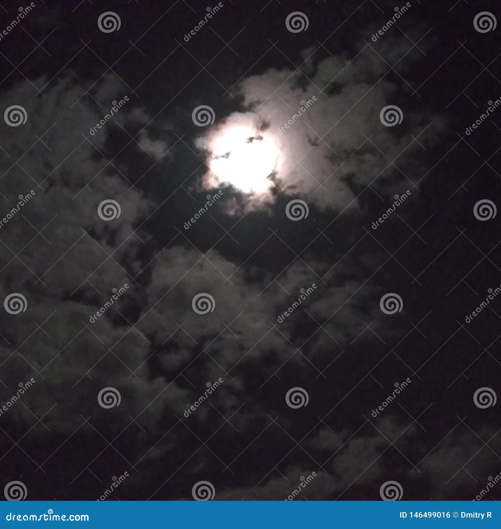 Cloud Moon Night Face Nature Stock Photo - Image of moon, cloud: 146499016