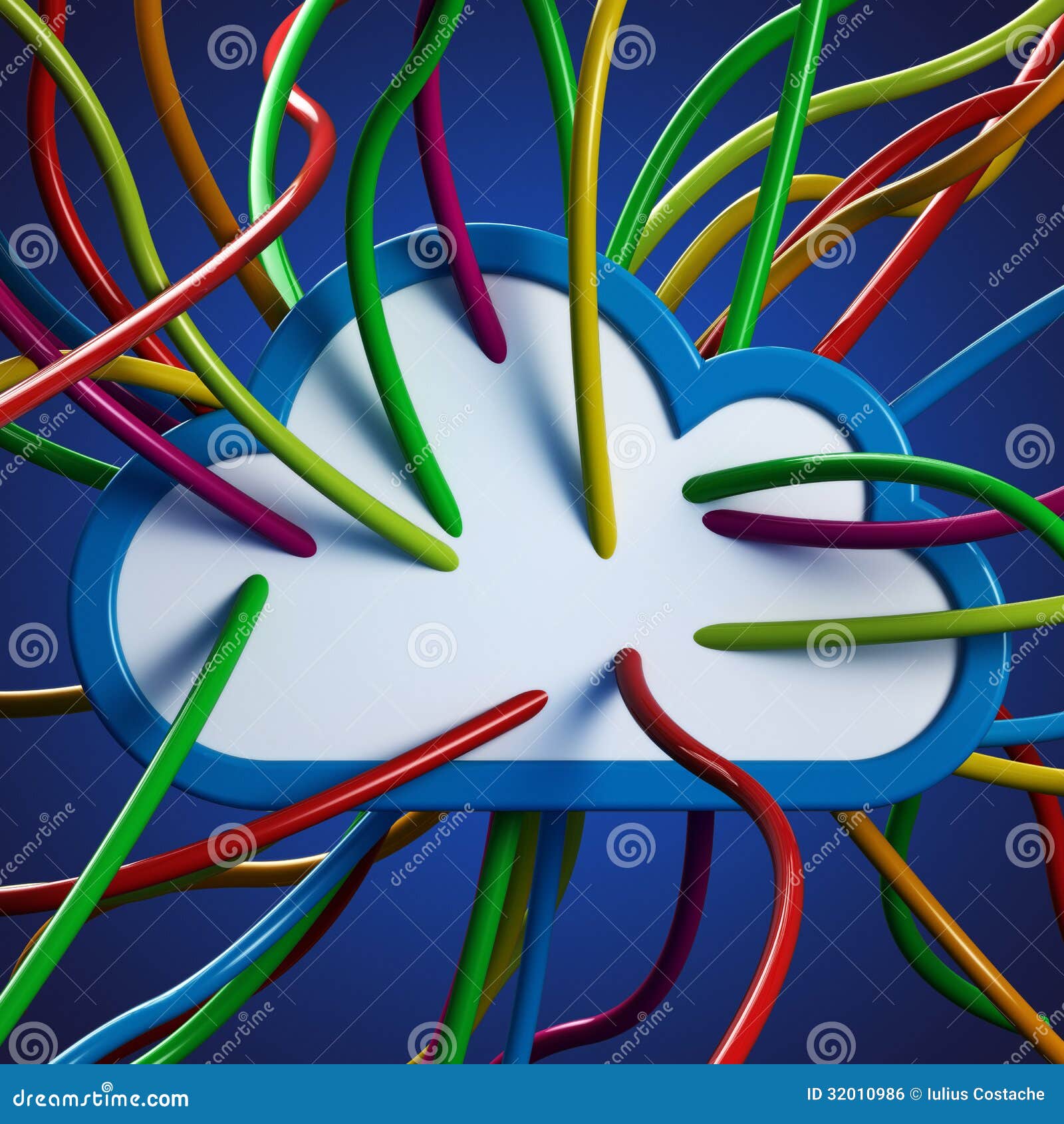 Cloud stock illustration. Illustration of conduits, background - 32010986