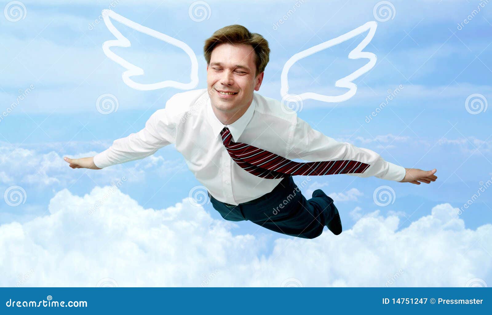 On cloud nine stock image. Image of blue, business, lifestyle - 14751247