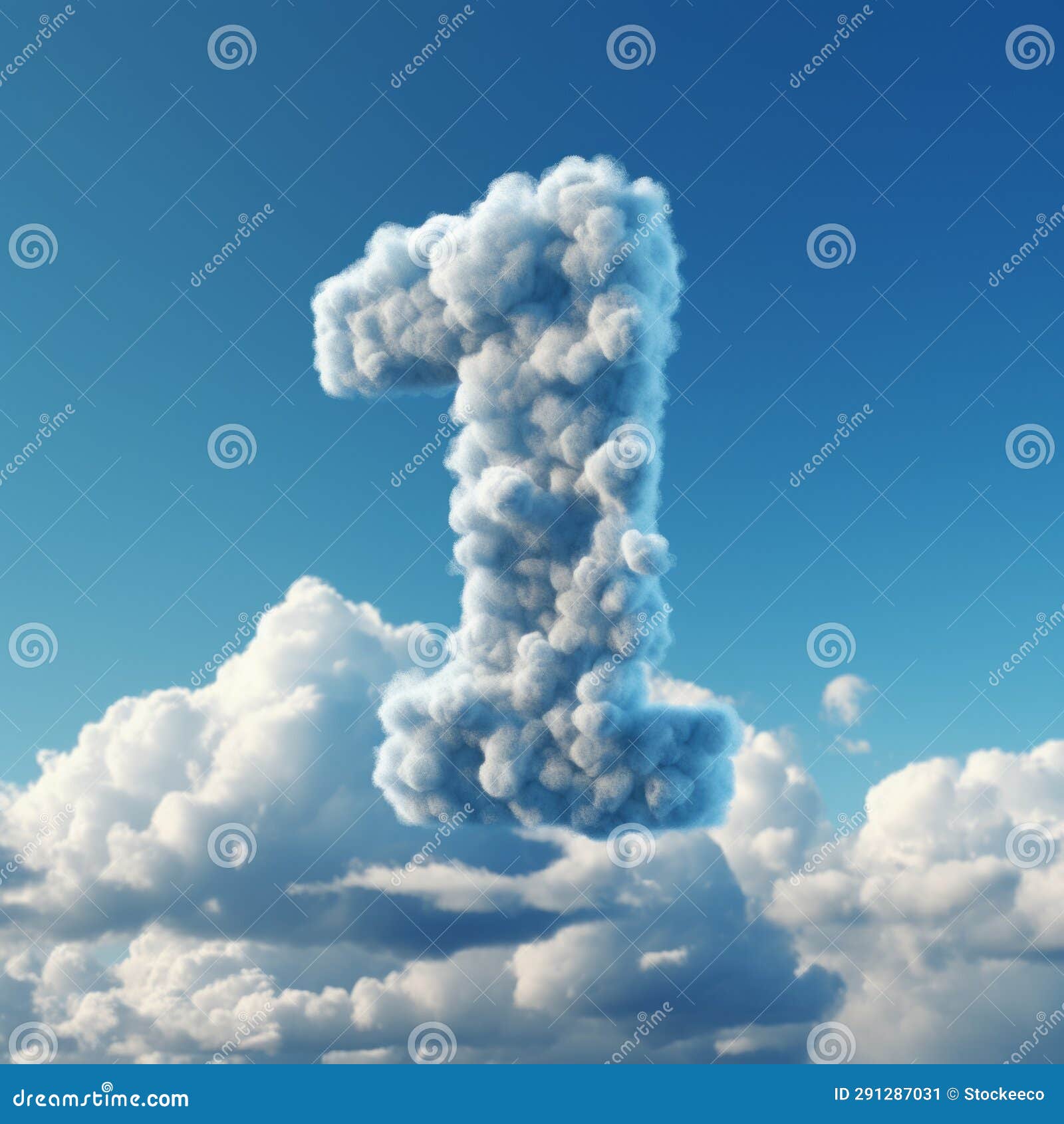 Cloud Number 1: Surrealistic Sky Art In 4k Octane Rendering Royalty ...