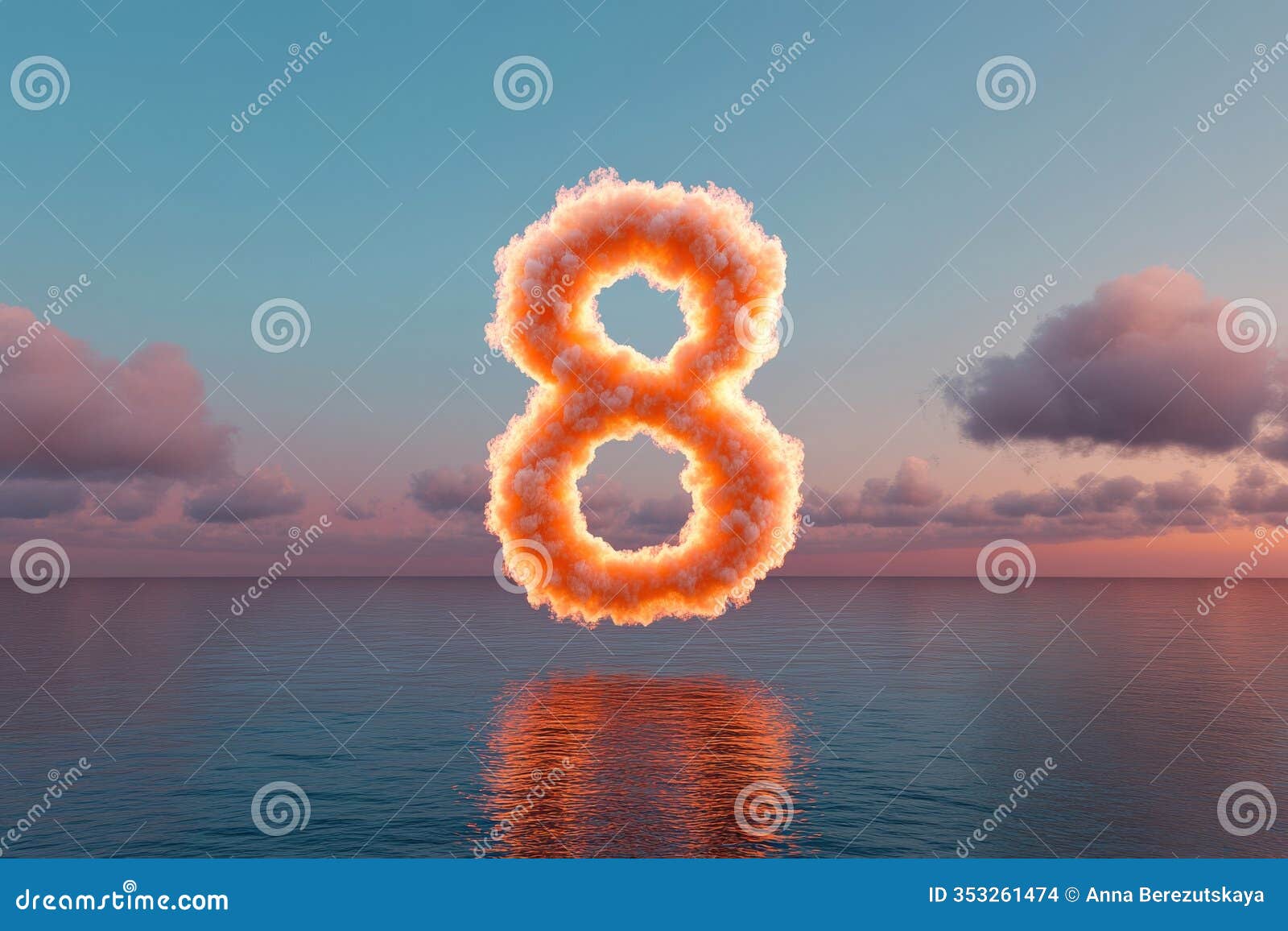 Cloud Number 1: Surrealistic Sky Art In 4k Octane Rendering Royalty ...