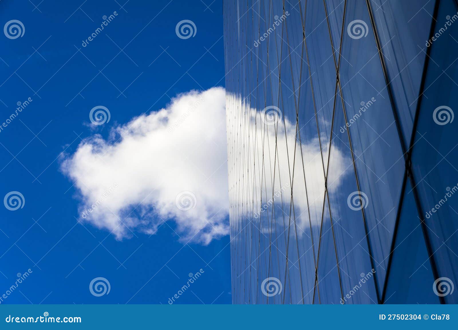 Cloud over skyscraper stock photo. Image of perspective - 27502304