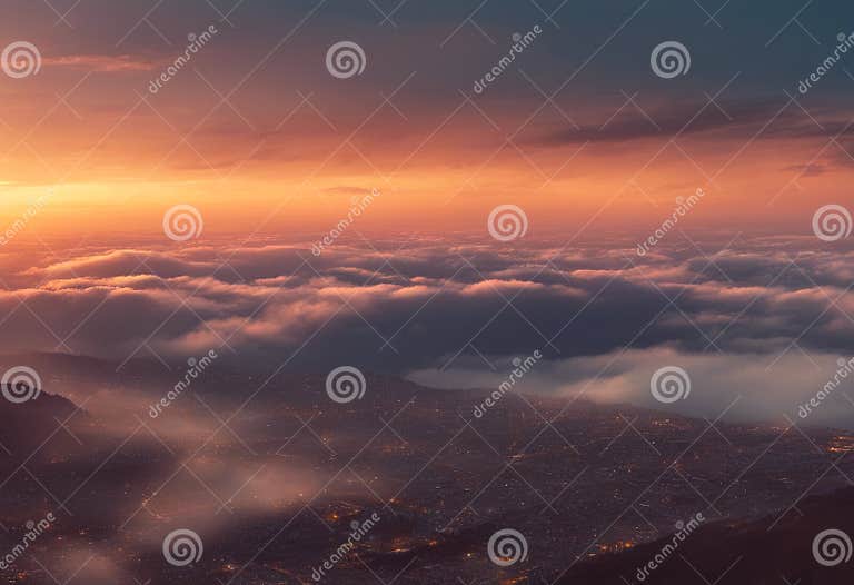 Cloud Panorama Blue Cloudscape Sky Sun Sunrise Sunset Dramatic Dusk ...
