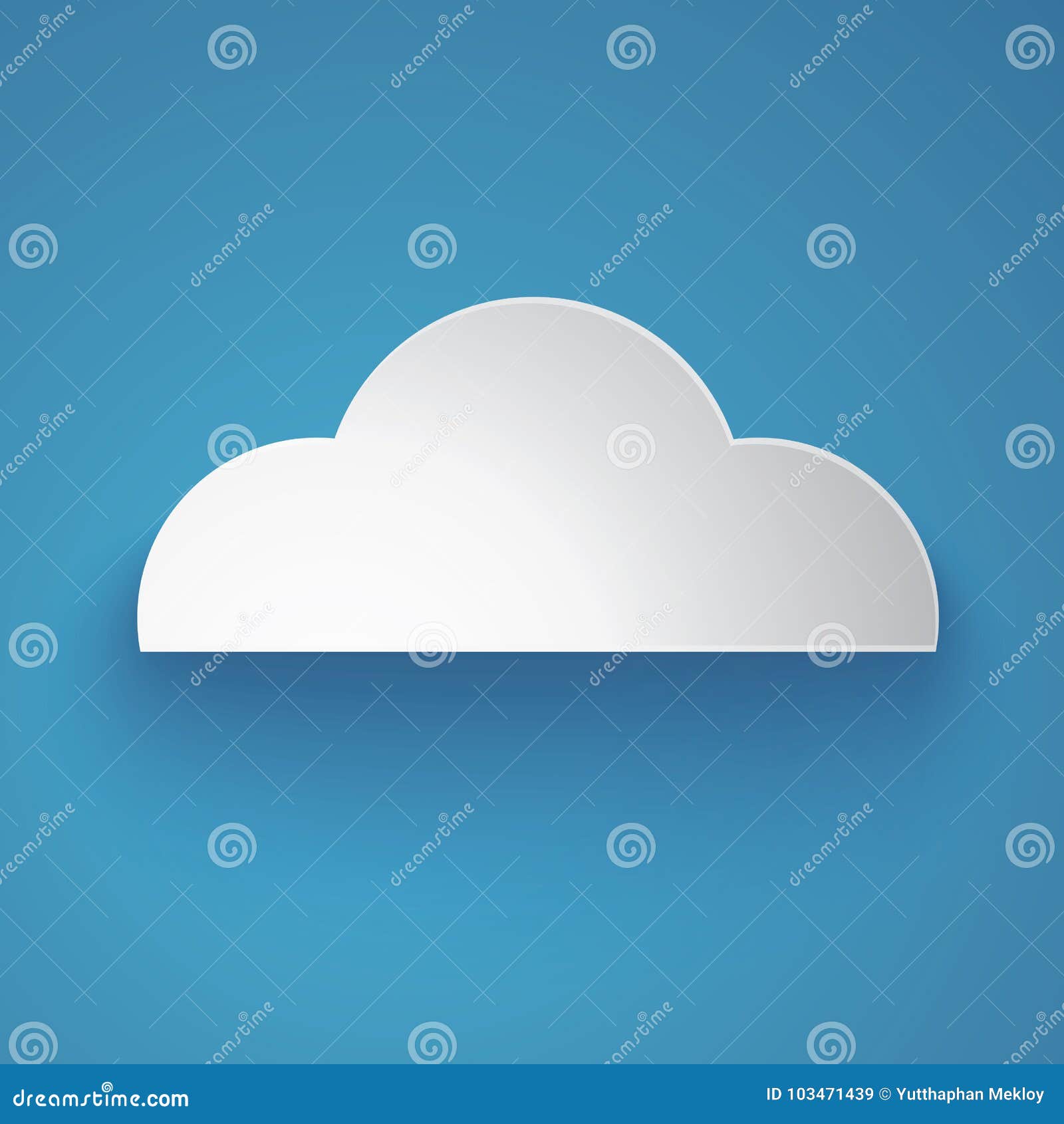 Cloud Paper Craft And Old Paper Royalty-Free Stock Photography ...