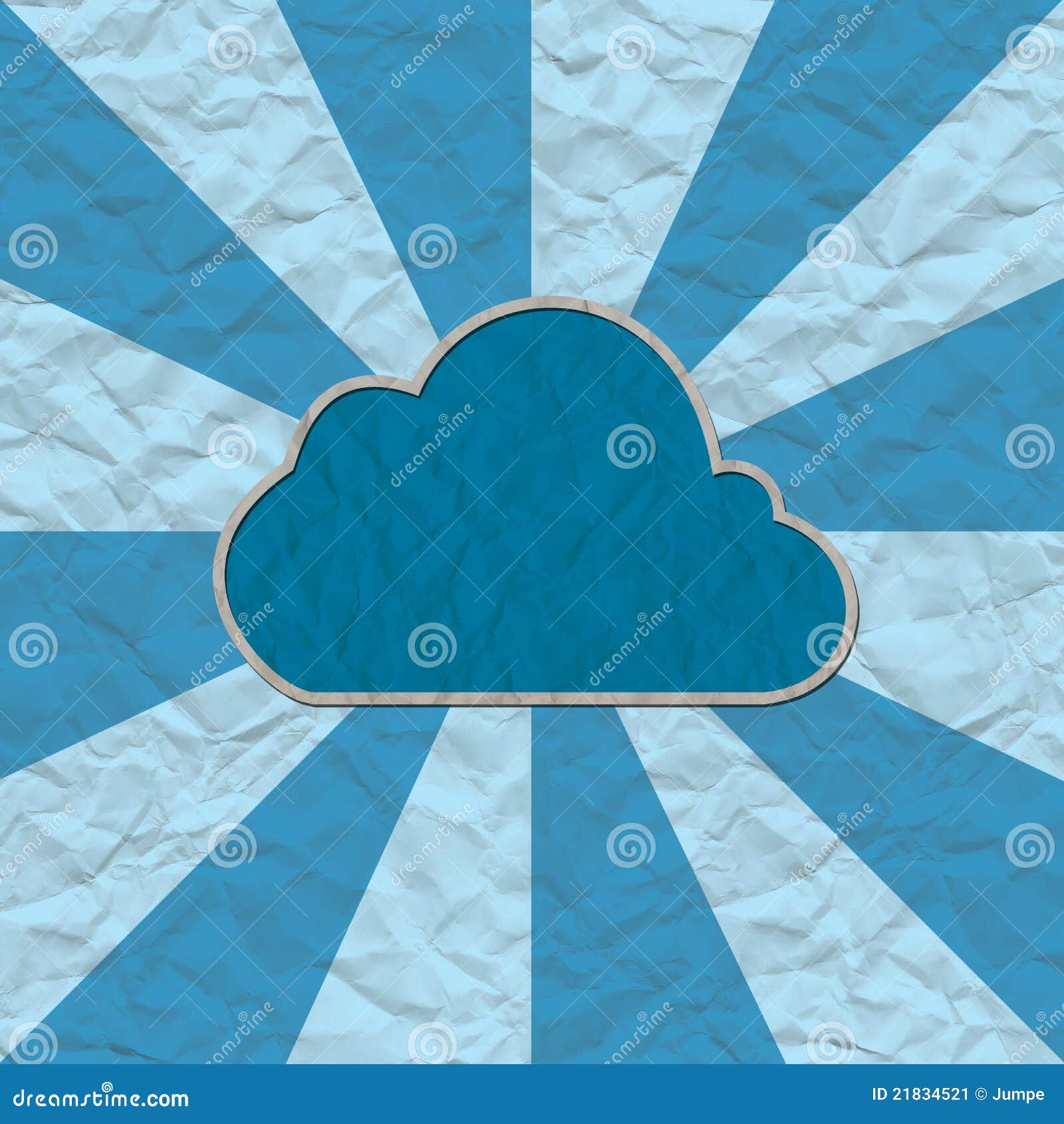 Cloud Paper Craft And Old Paper Royalty-Free Stock Photography ...