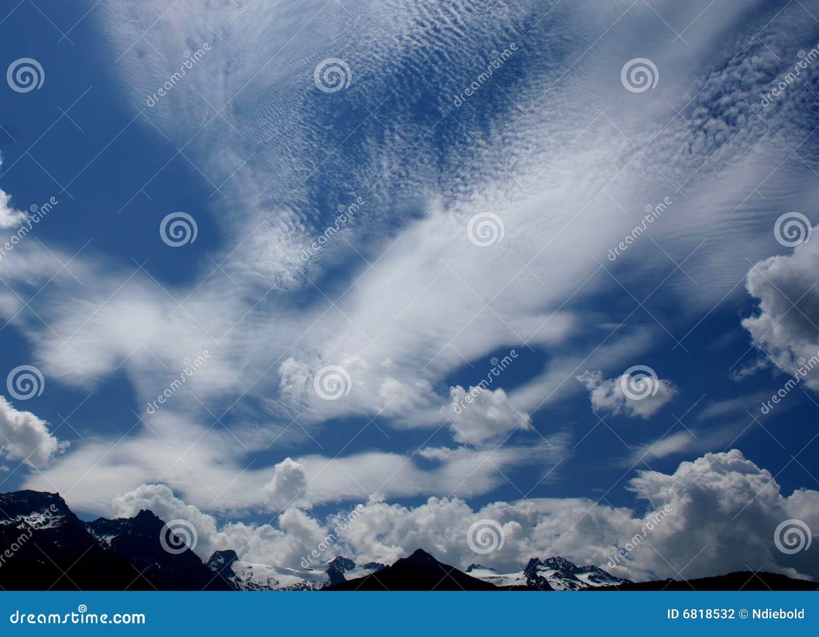 Cloud Patterns stock photo. Image of gray, mountain, fluffy - 6818532