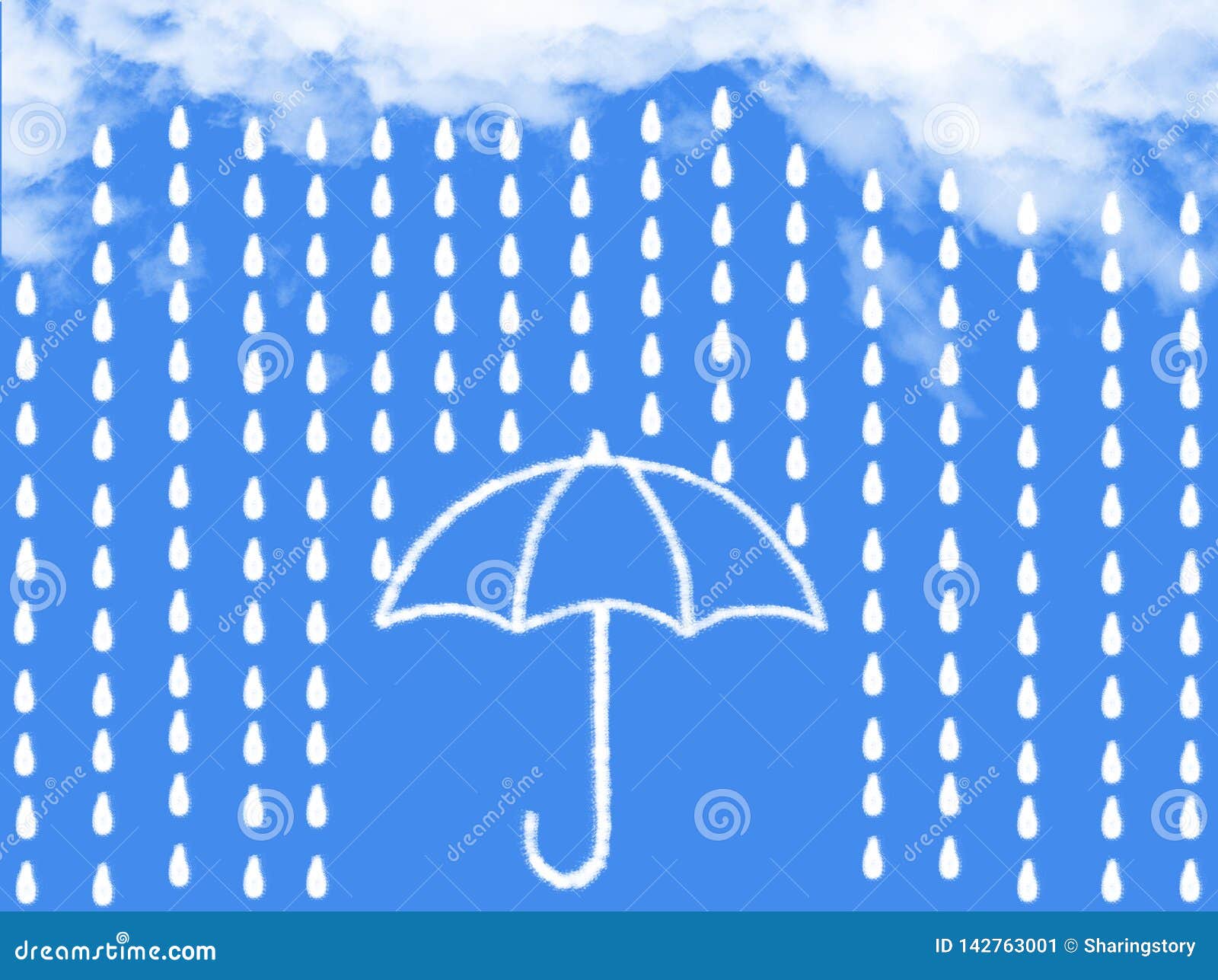 Cloud and rain cloud shape stock illustration. Illustration of white ...
