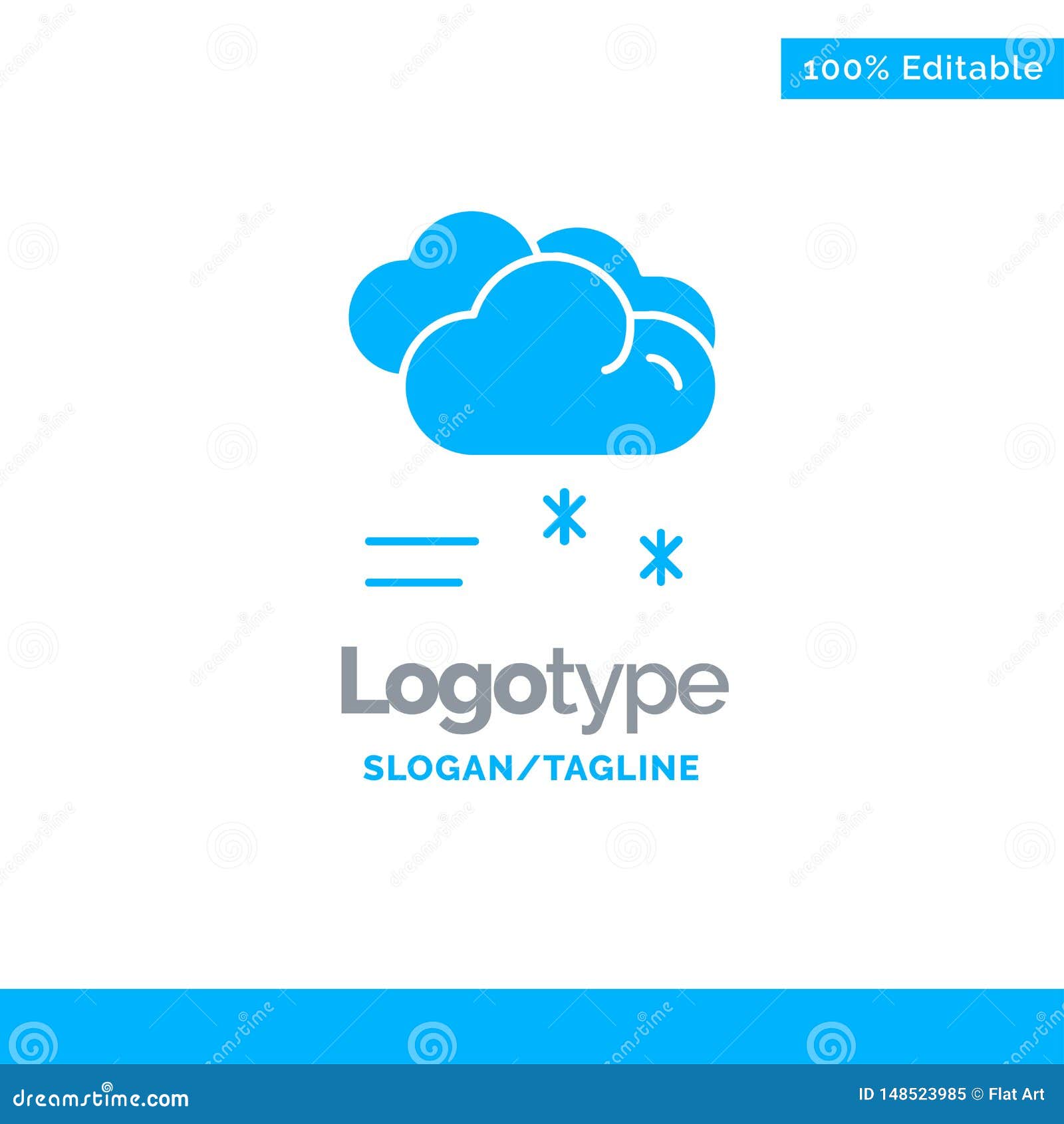 Cloud Raining, Forecast, Raining, Rainy Weather Blue Solid Logo ...