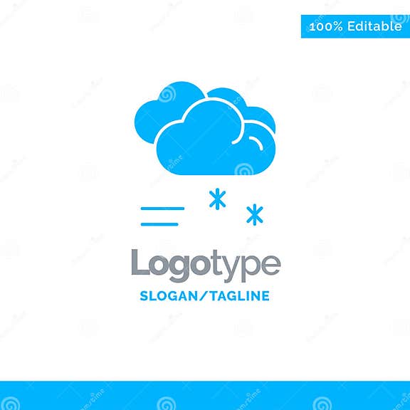 Cloud Raining, Forecast, Raining, Rainy Weather Blue Solid Logo ...