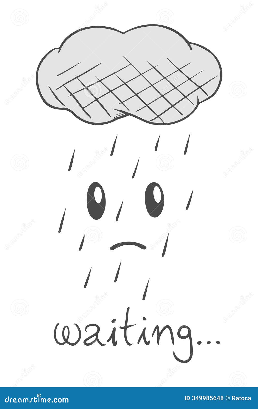 Waiting For Message Icon. Update Messages Isolated On White Background ...