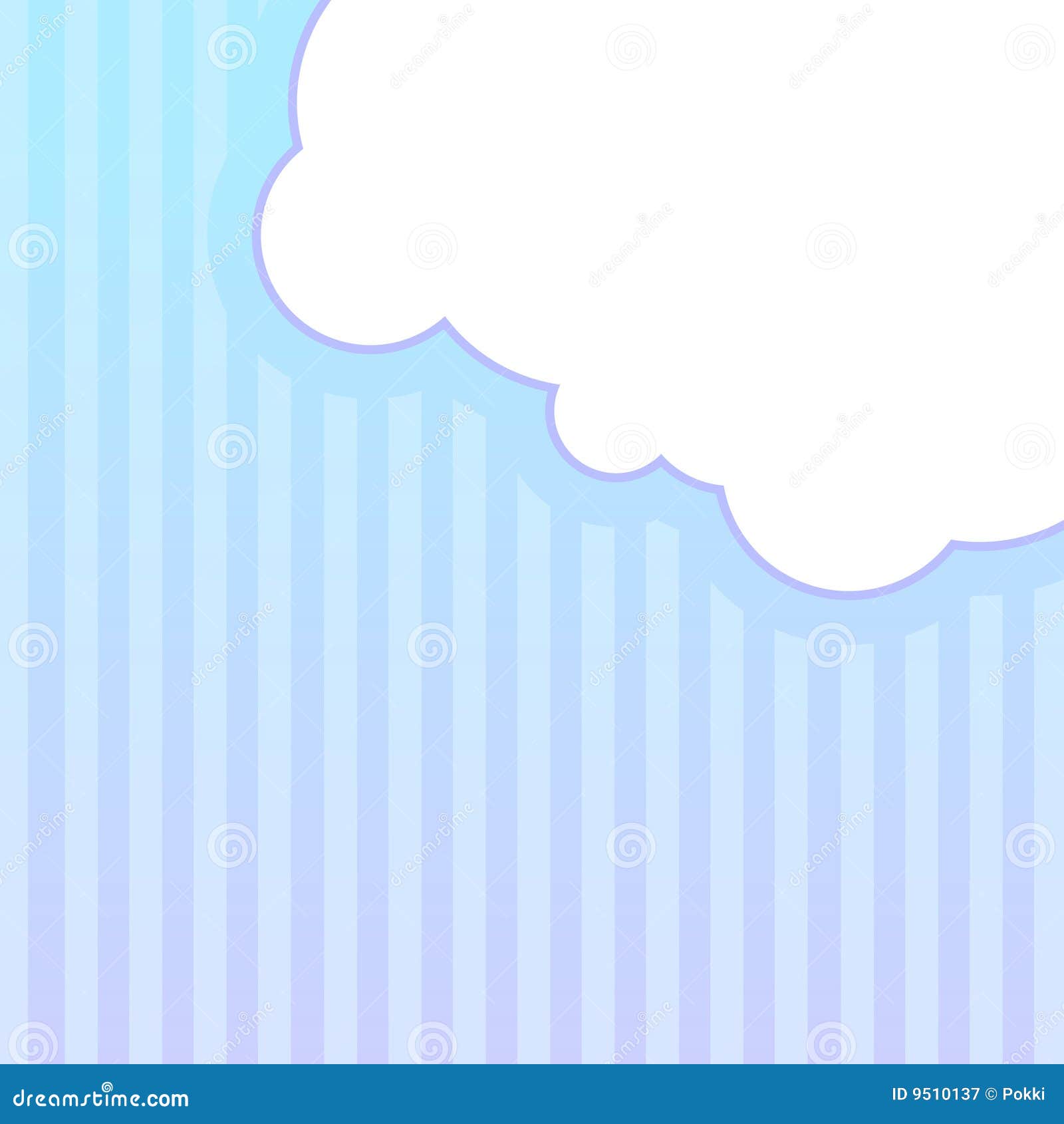 Cloud with rays. Vector stock vector. Illustration of background - 9510137
