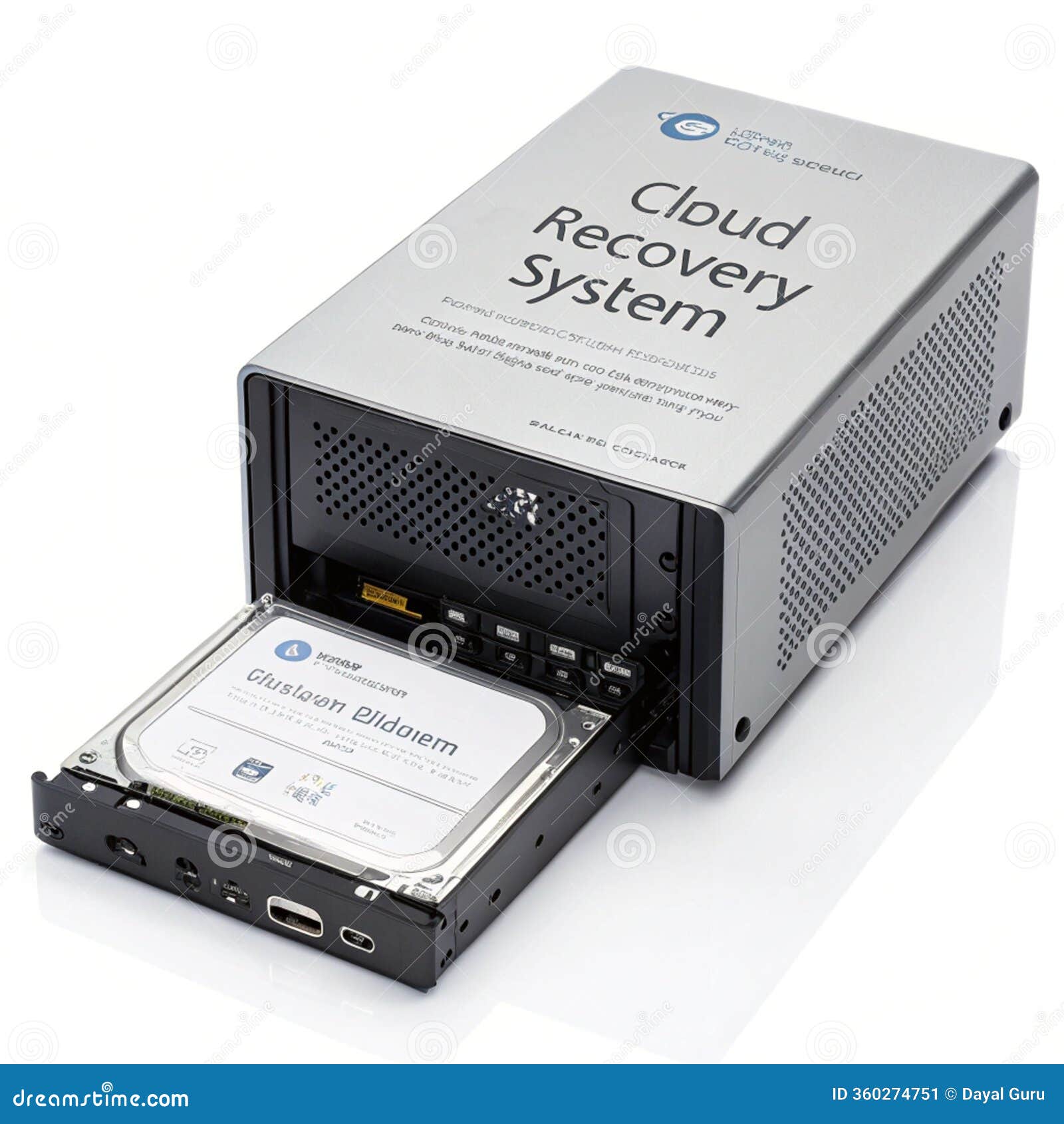 Cloud Recovery Isolated on Transparent Background Stock Illustration ...