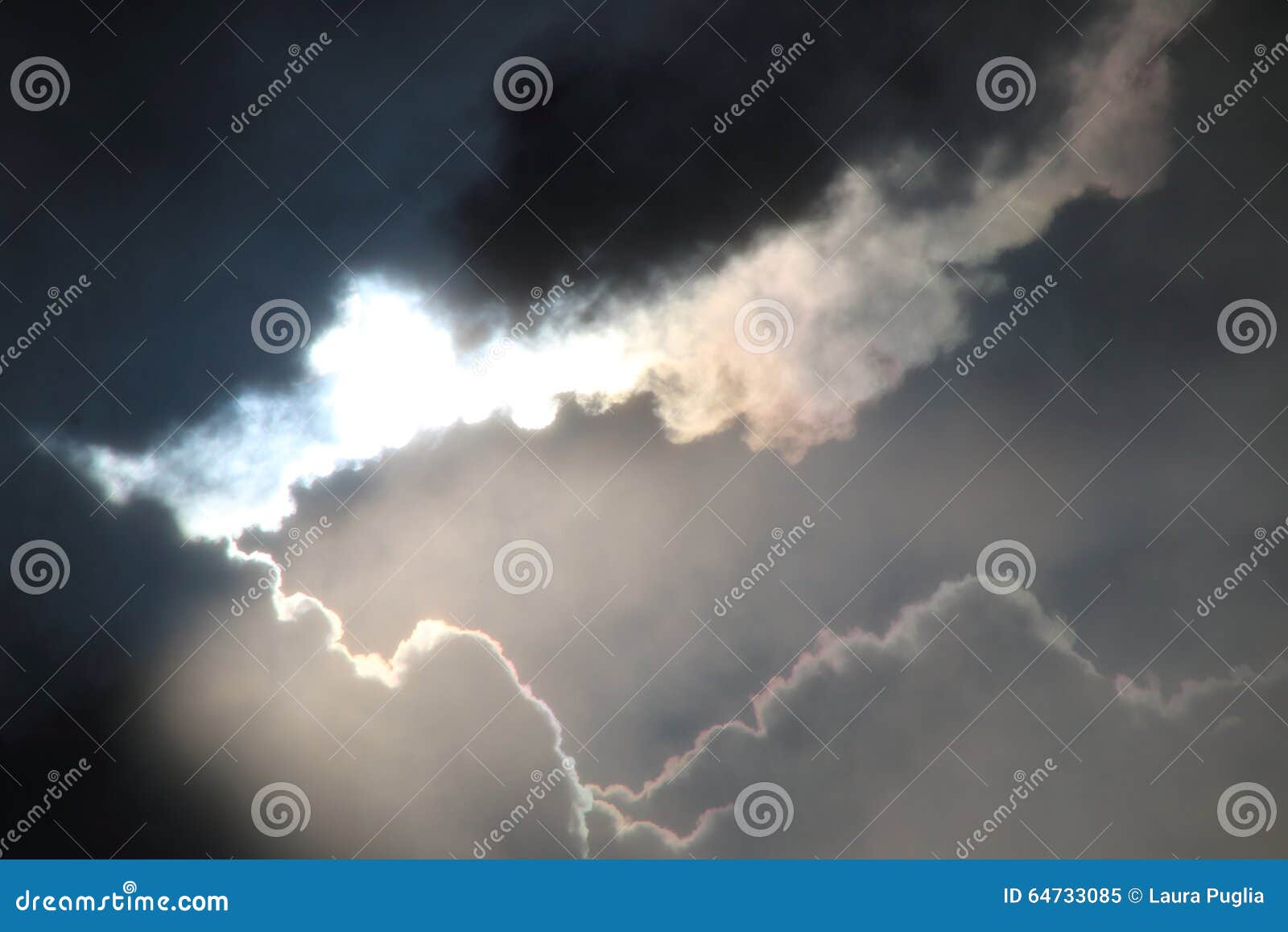 Cloud refractions stock image. Image of raining, climate - 64733085