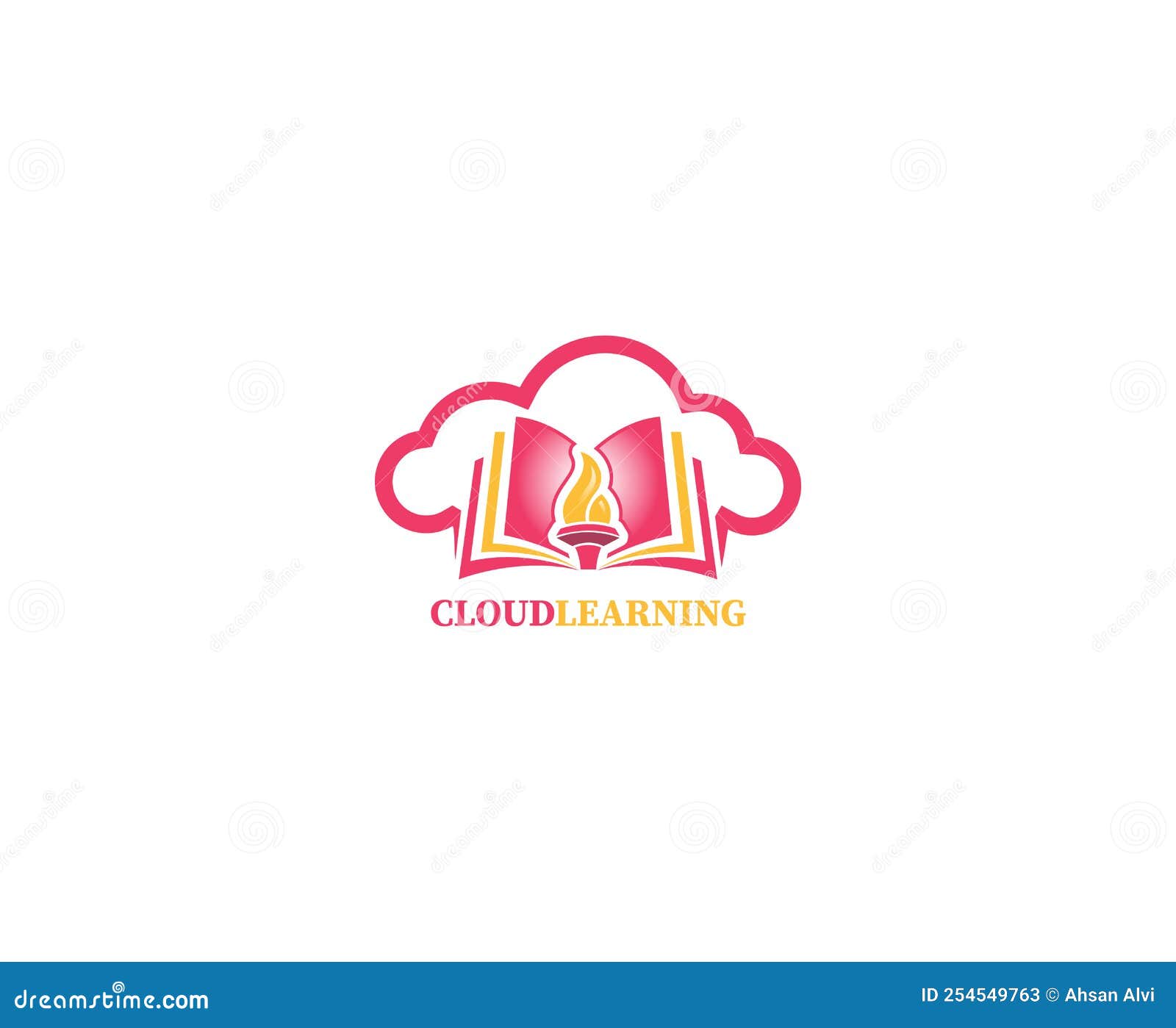 Cloud Report Icon Logo Design. Vector Illustration Icon with the ...