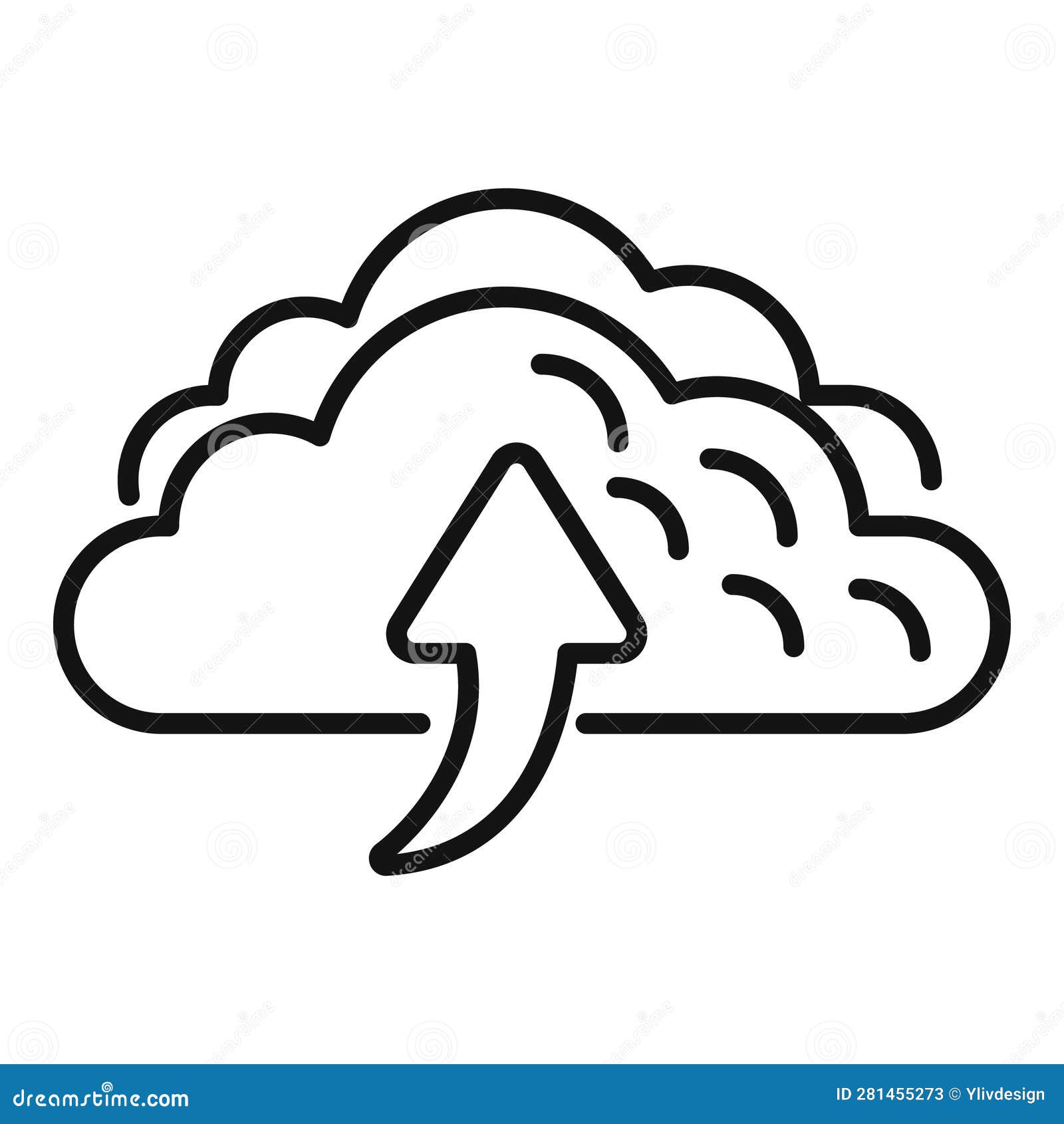 Cloud Repost Icon Outline Vector. Report Chart Stock Vector ... Cloud Repost Icon Outline Vector. Report Chart Stock Vector ...