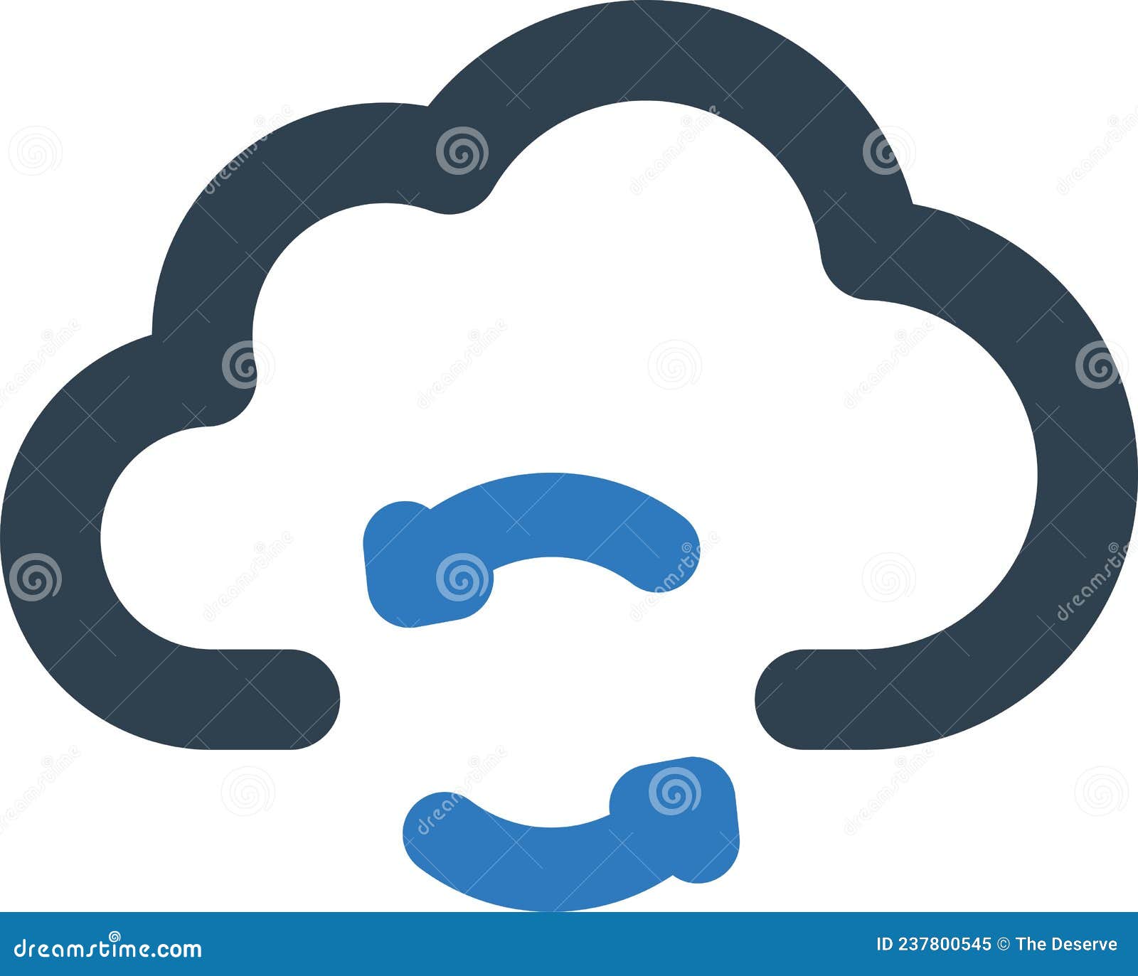 Cloud Restore Isolated Vector Icon Which Can Easily Modify or Edit ...